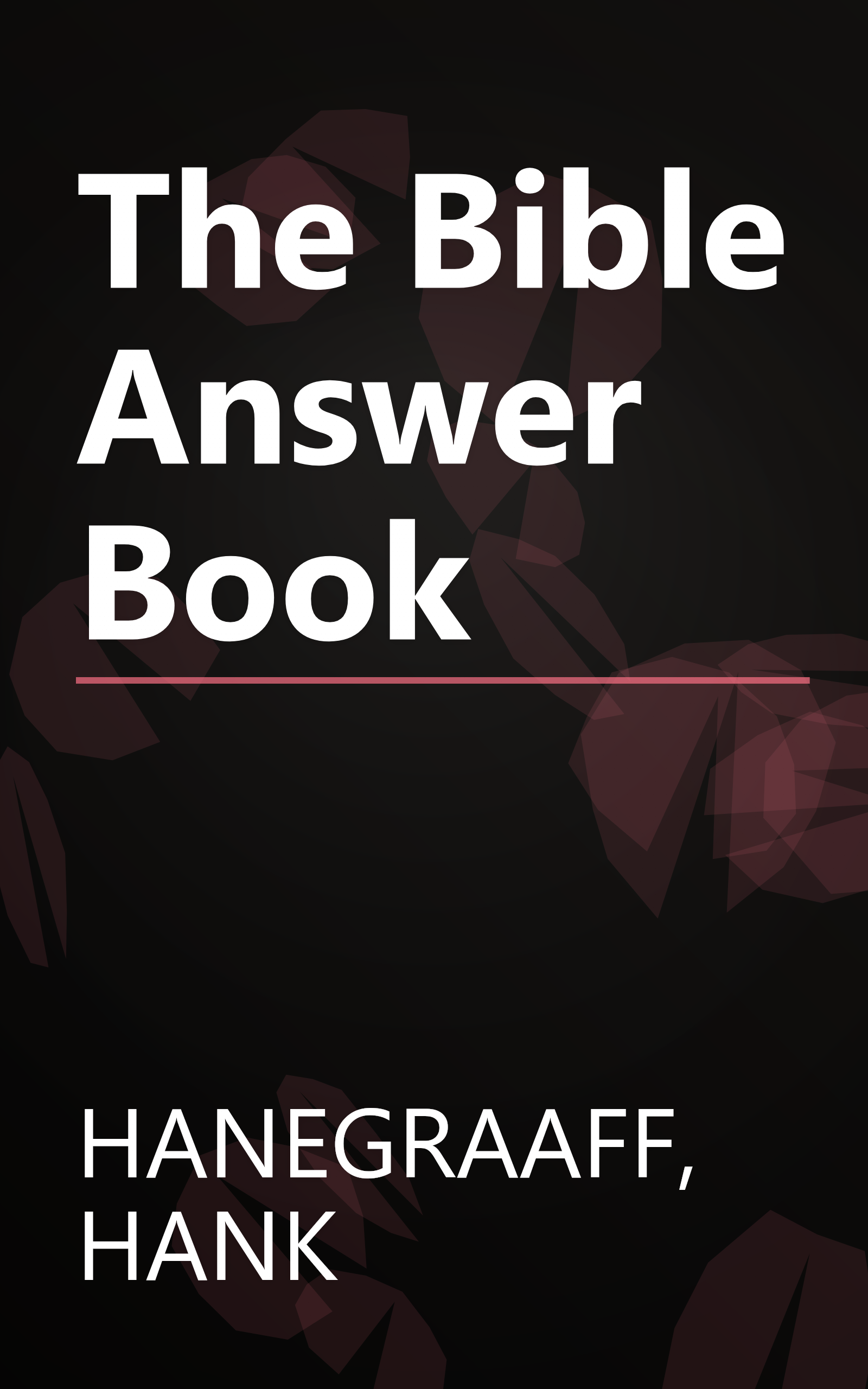 The Bible Answer Book book cover