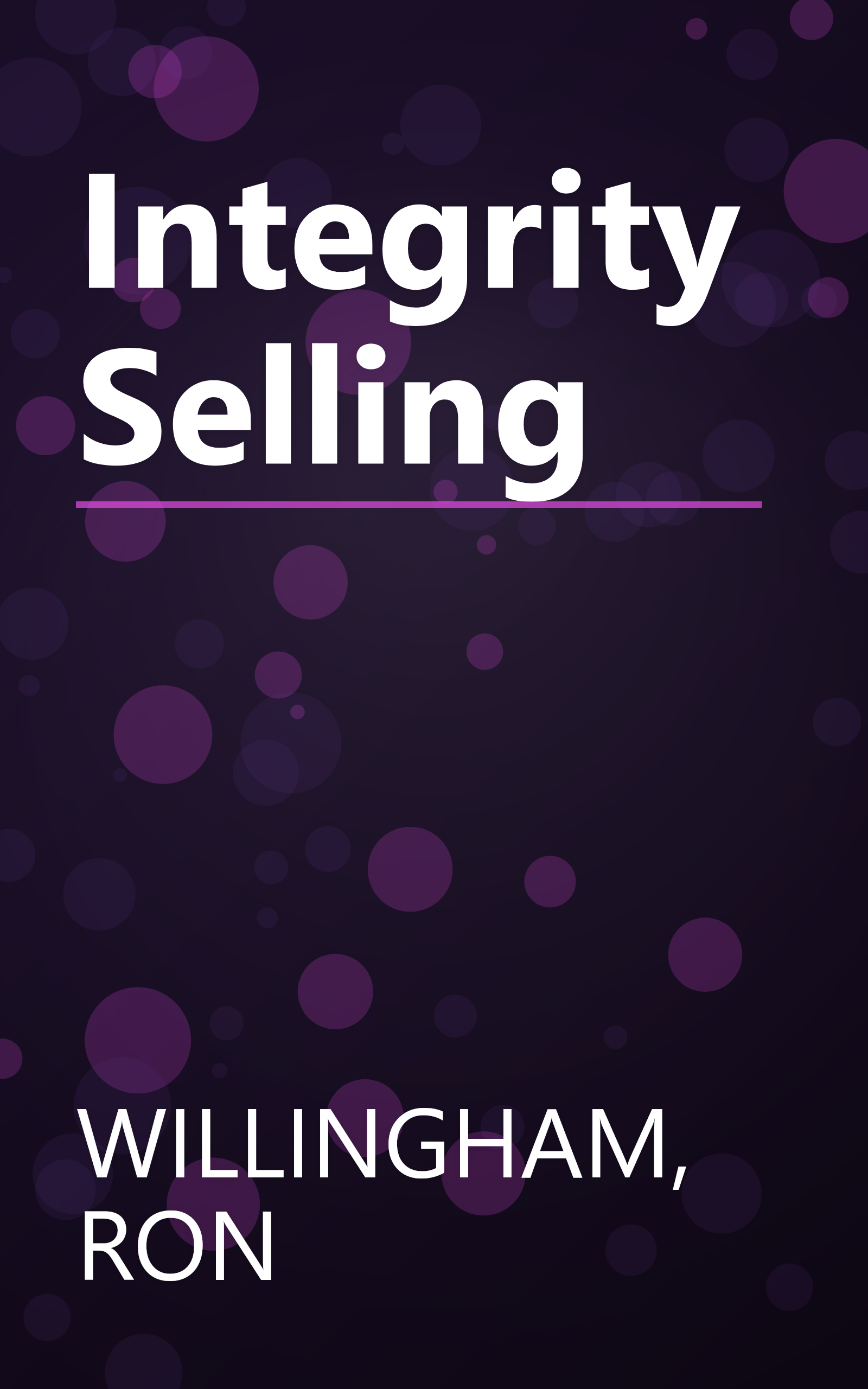 Integrity Selling book cover