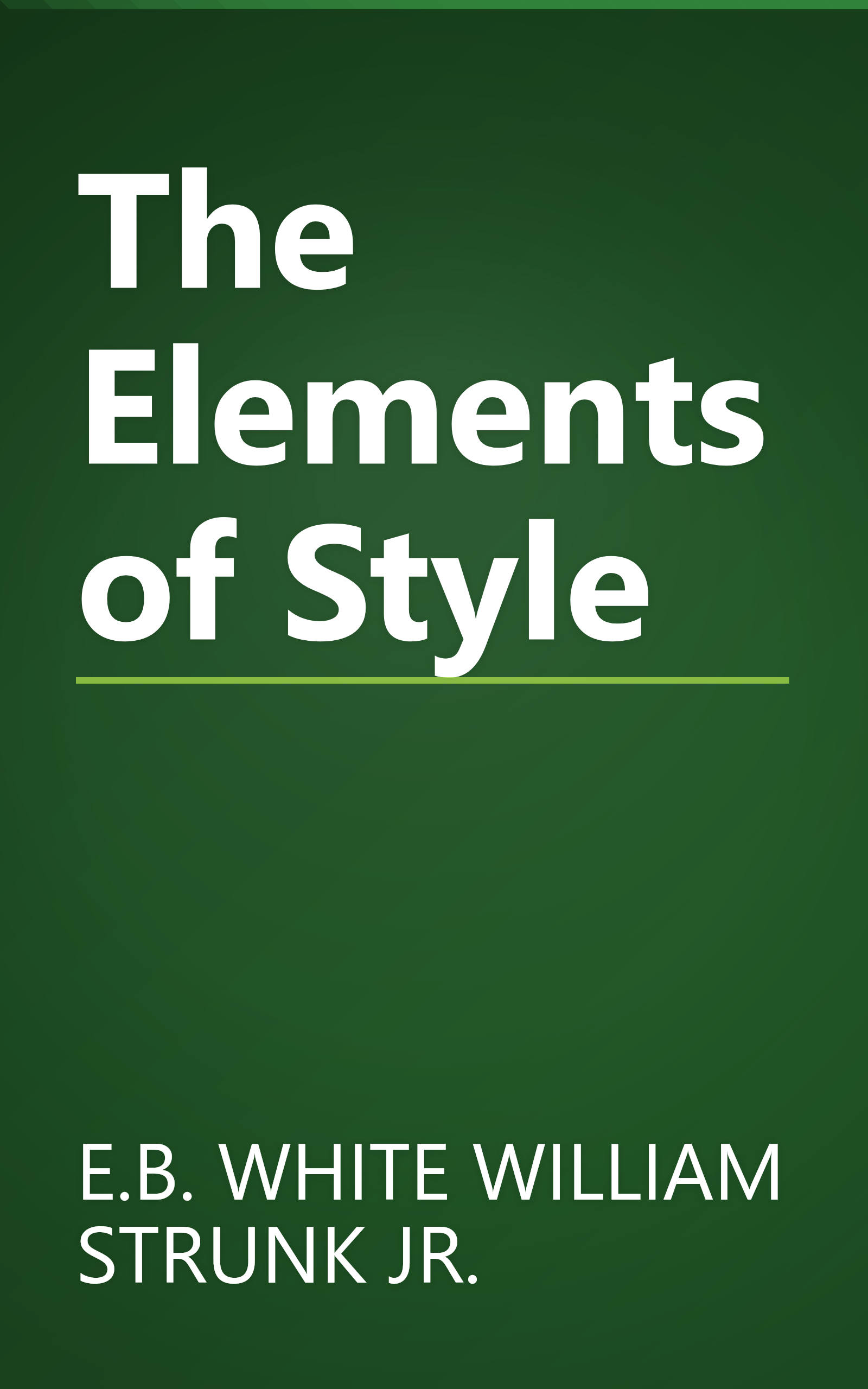 The Elements of Style book cover