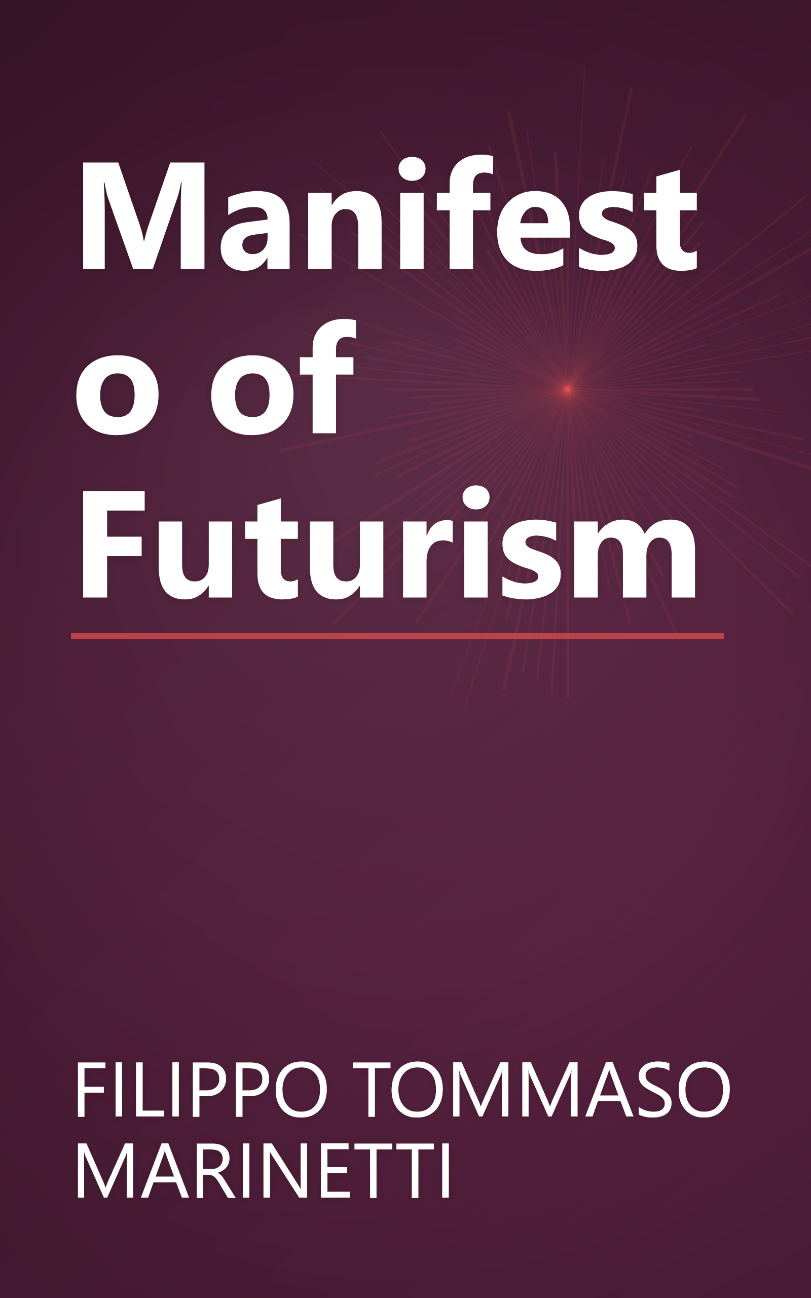 Manifesto of Futurism book cover