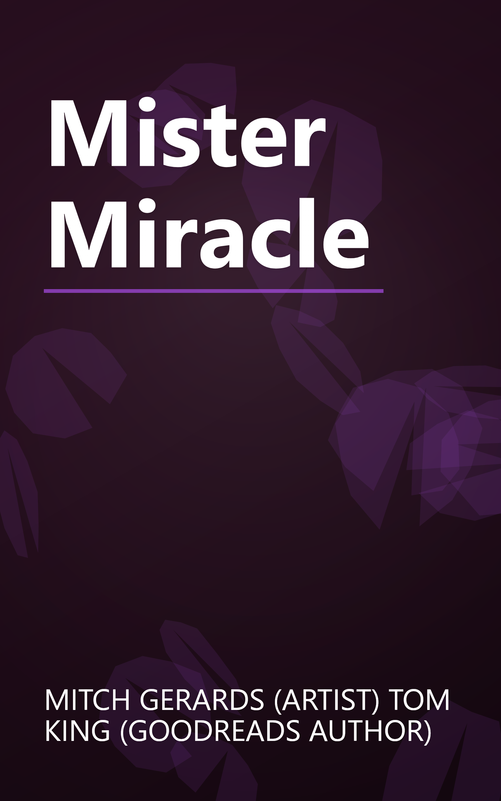 Mister Miracle book cover
