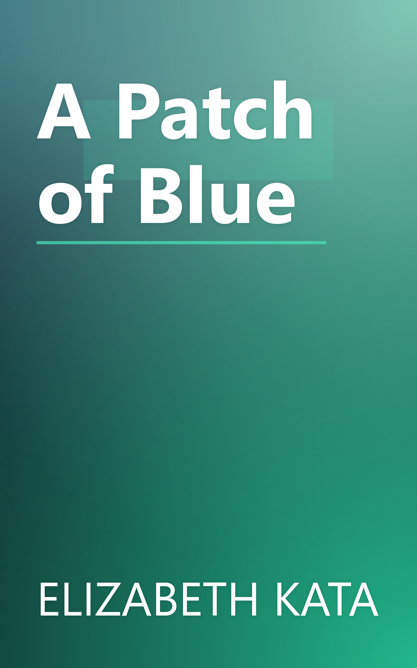 A Patch of Blue book cover
