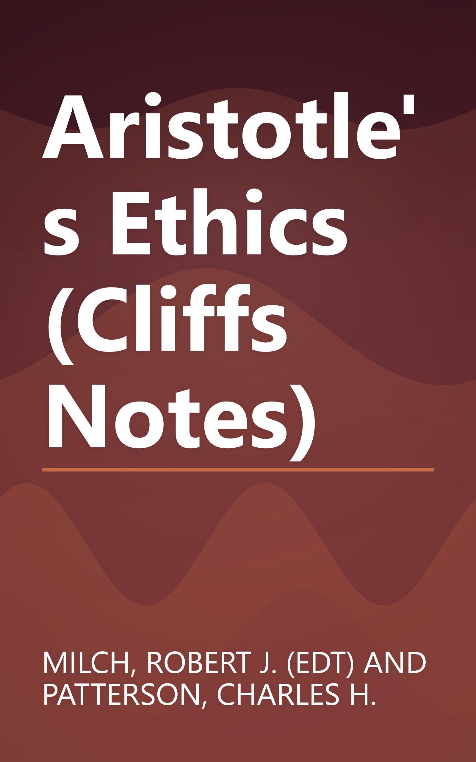 Aristotle's Ethics (Cliffs Notes) book cover