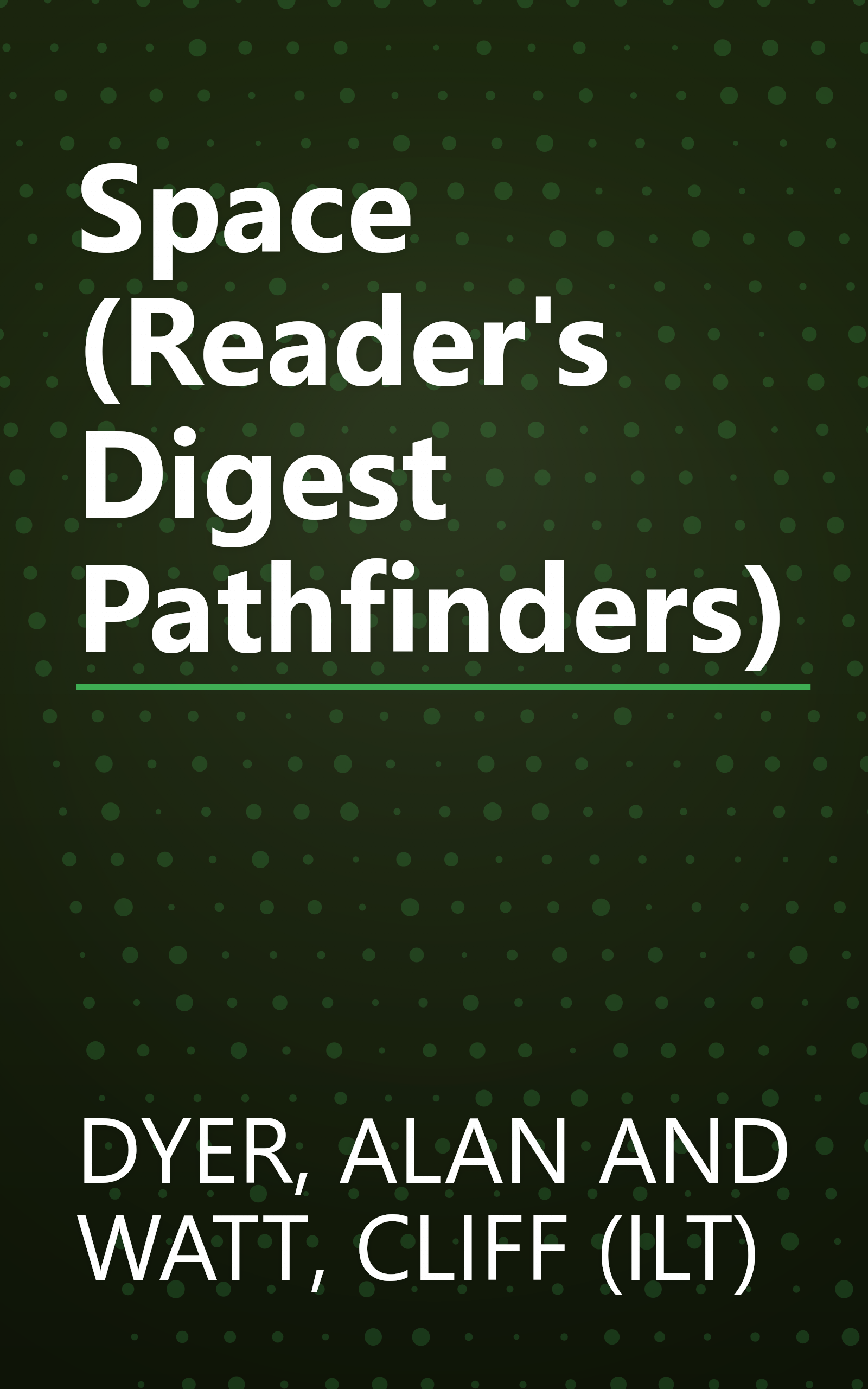 Space (Reader's Digest Pathfinders) book cover