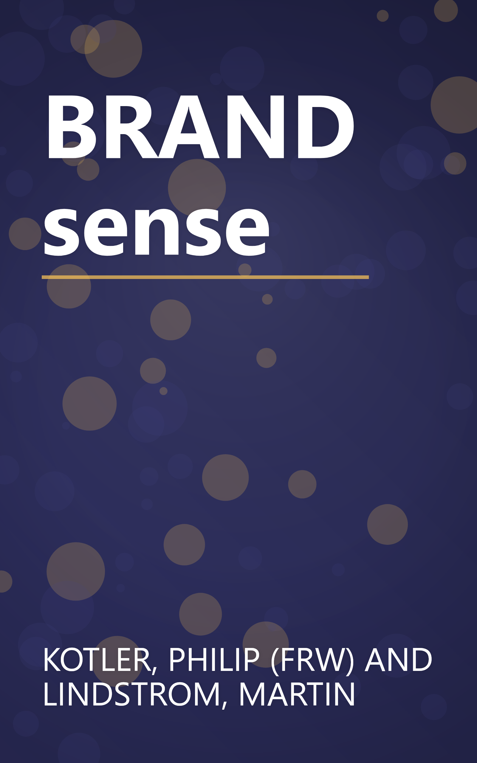 BRAND sense book cover