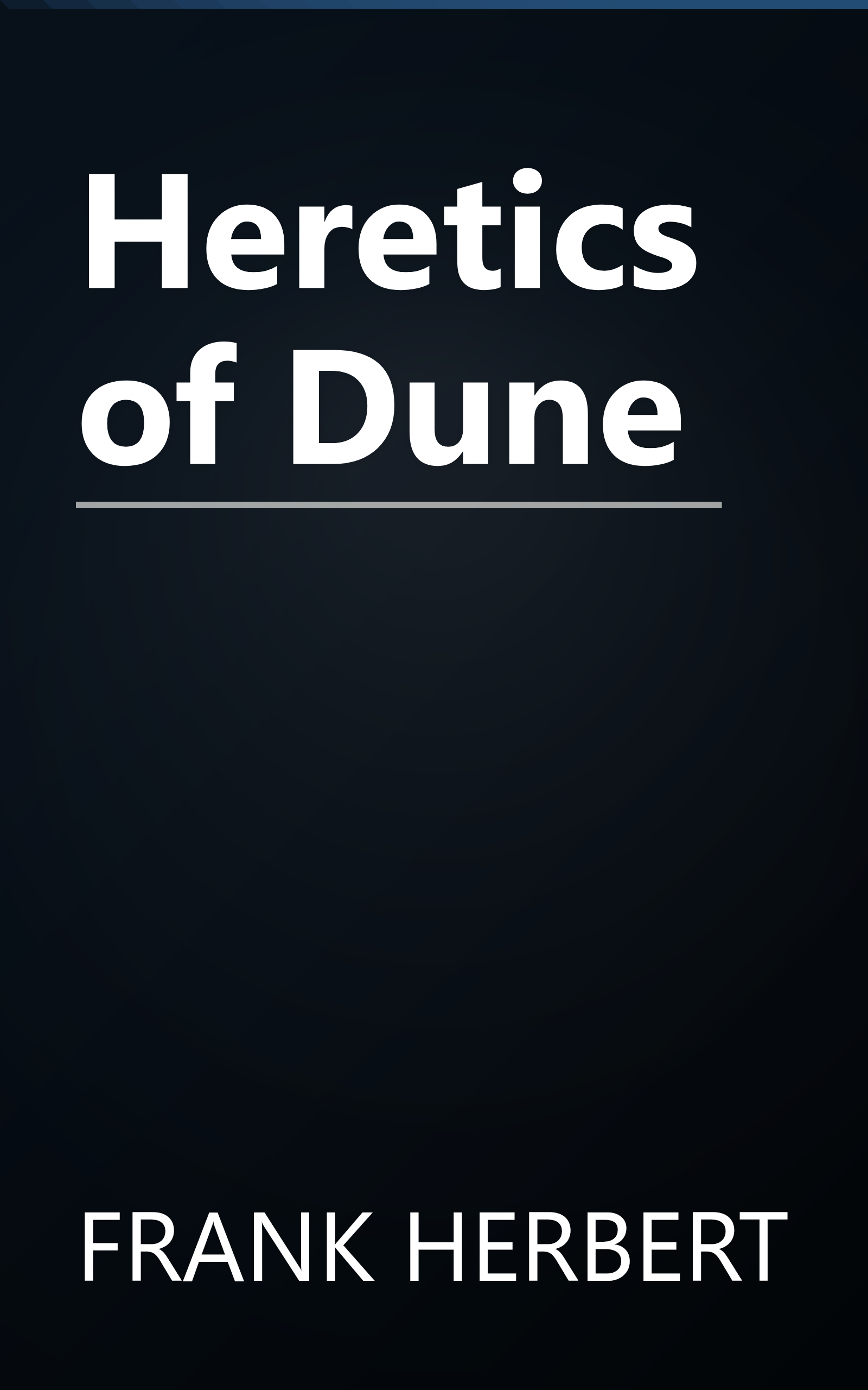 Heretics of Dune book cover