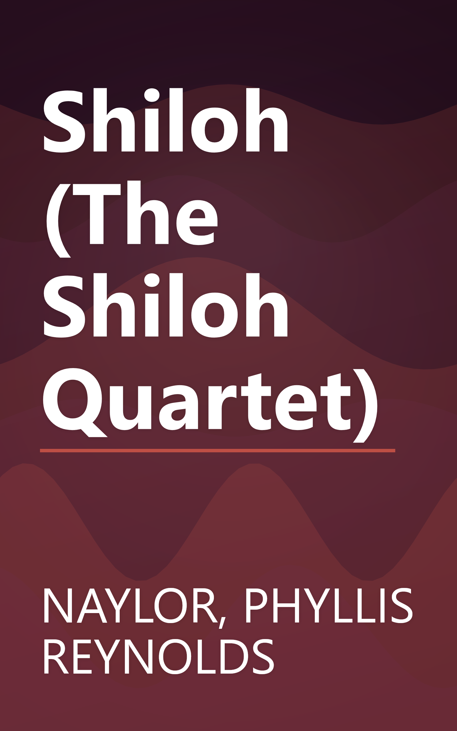 Shiloh (The Shiloh Quartet) book cover