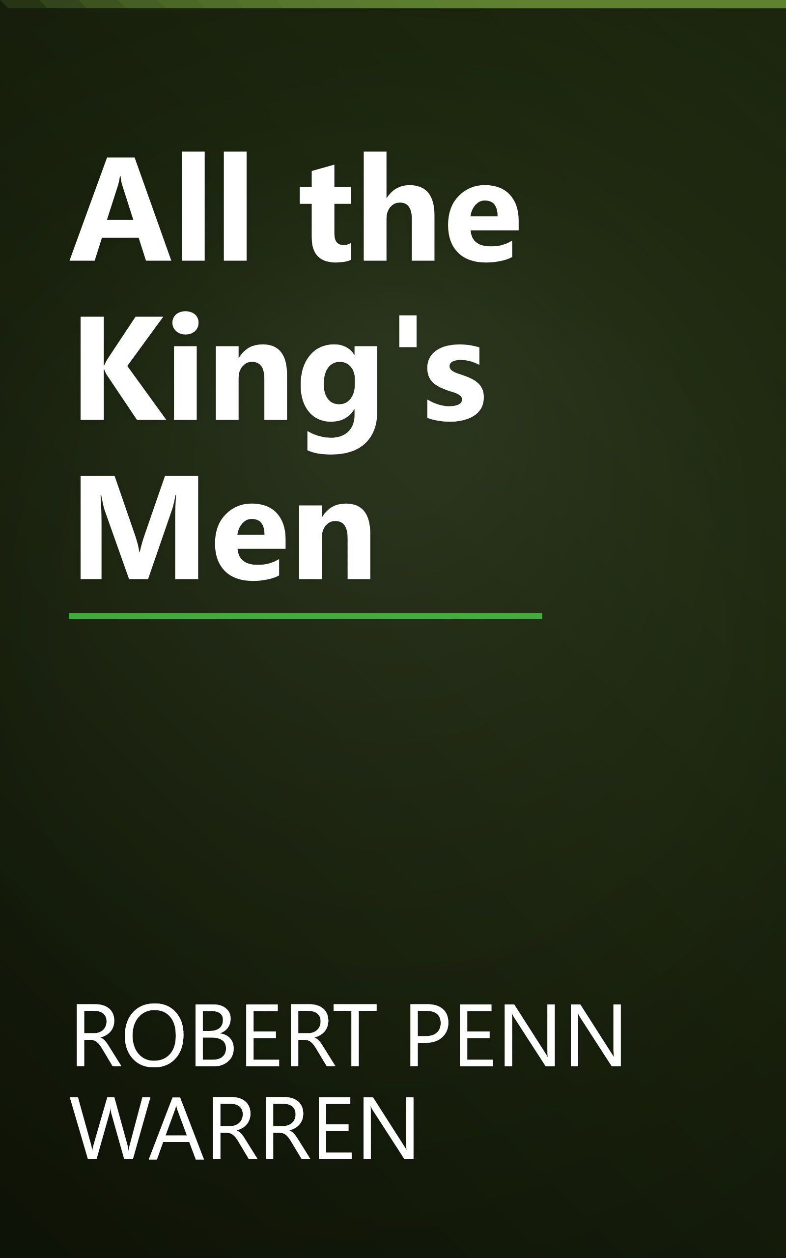 All the King's Men book cover