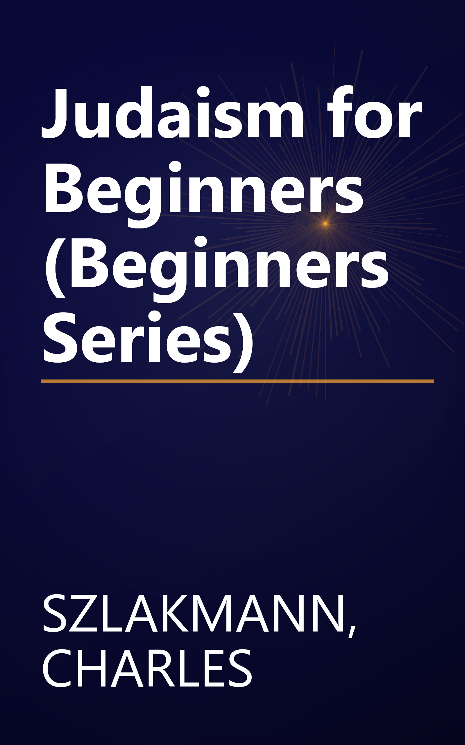 Judaism for Beginners (Beginners Series) book cover