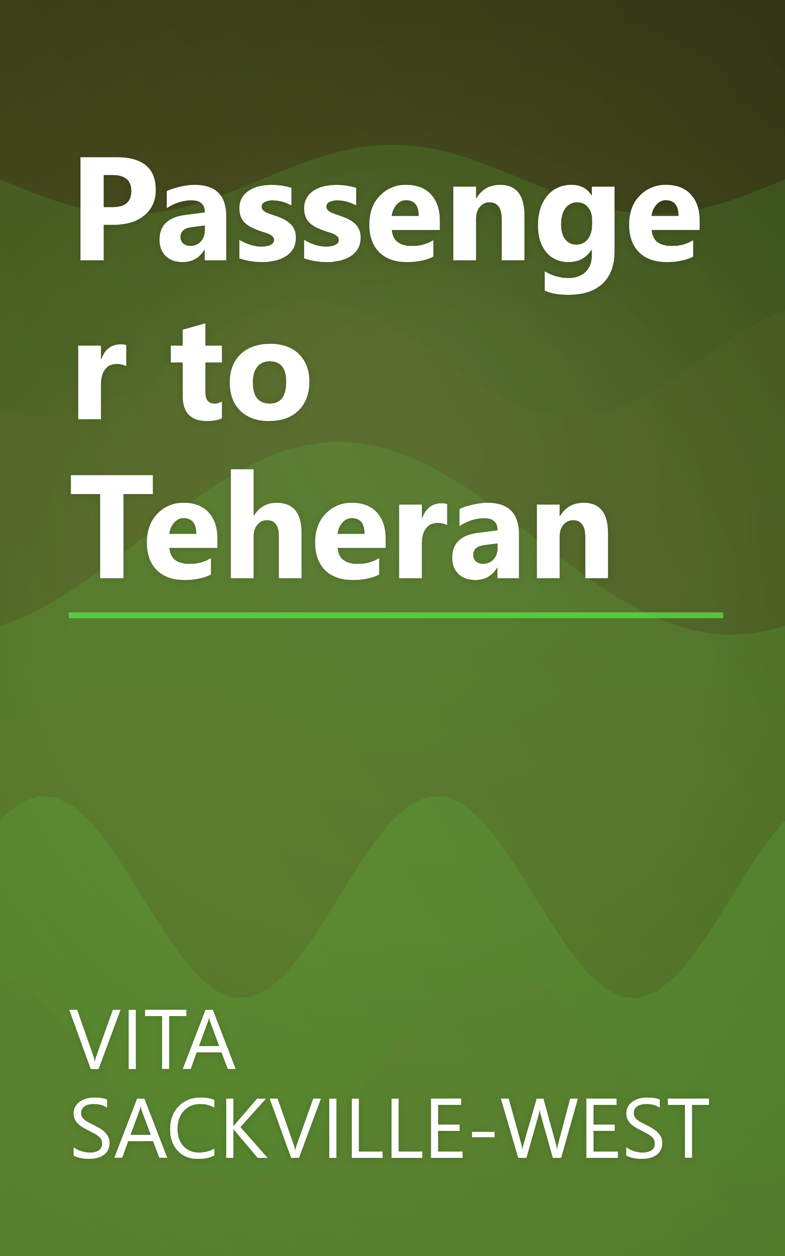 Passenger to Teheran book cover