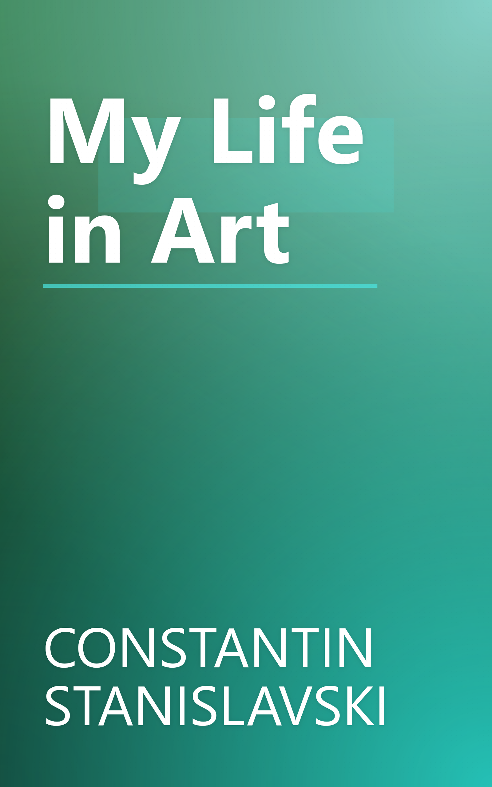 My Life in Art book cover