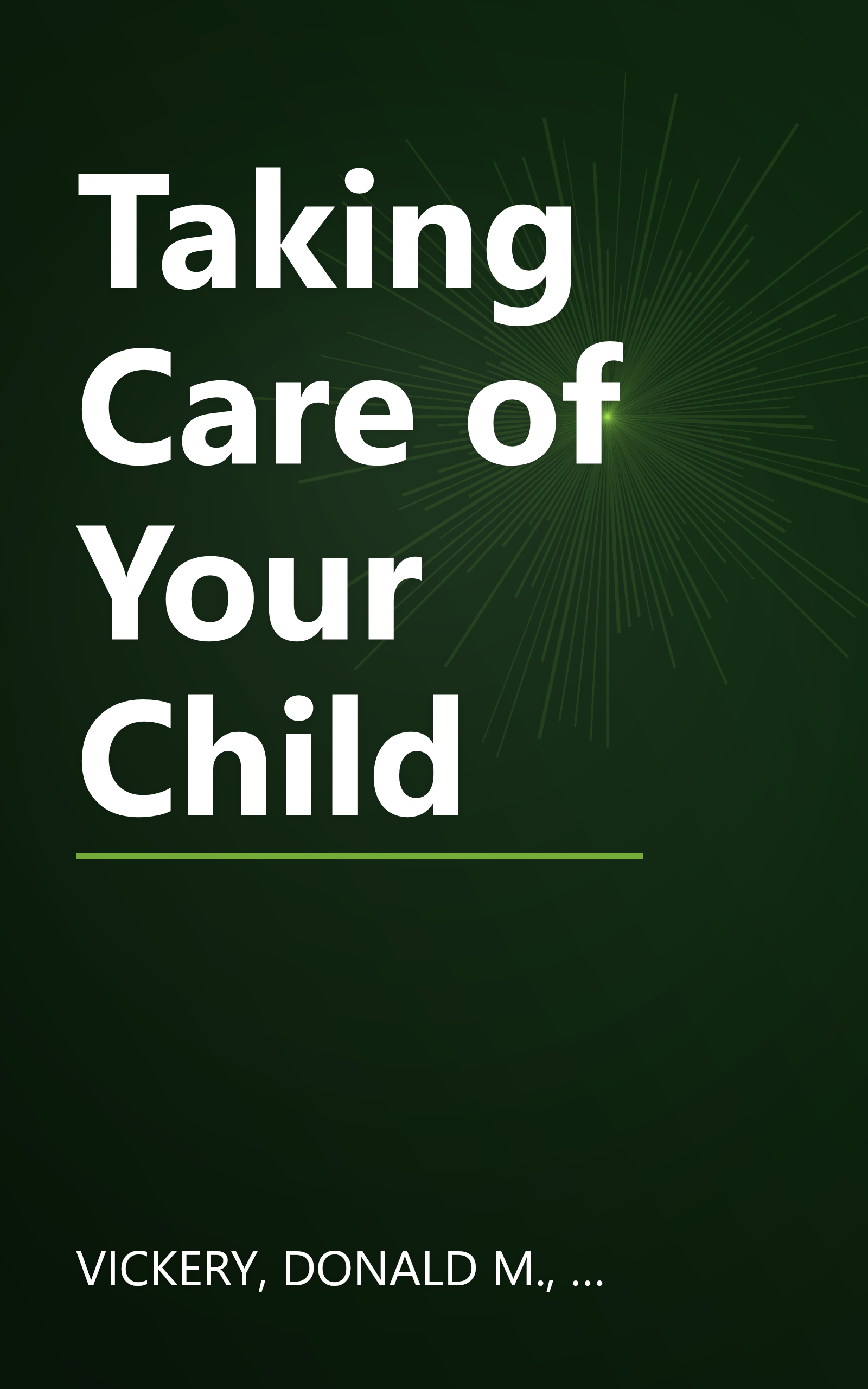 Taking Care of Your Child book cover