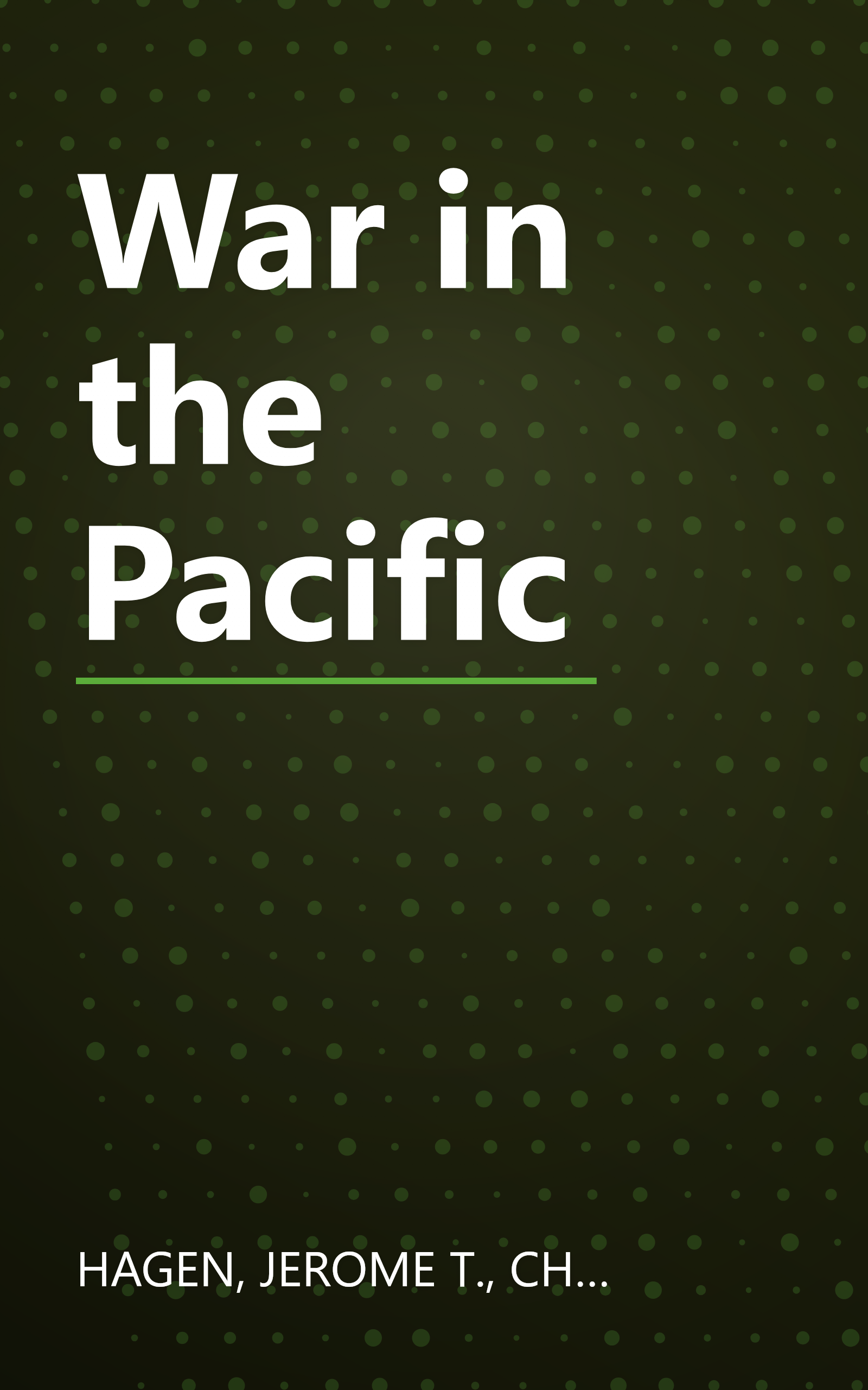 War in the Pacific book cover