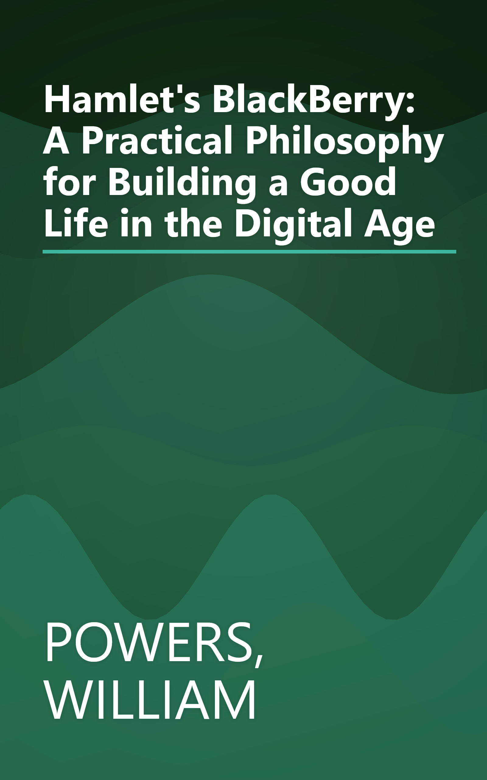 Hamlet's BlackBerry: A Practical Philosophy for Building a Good Life in the Digital Age book cover