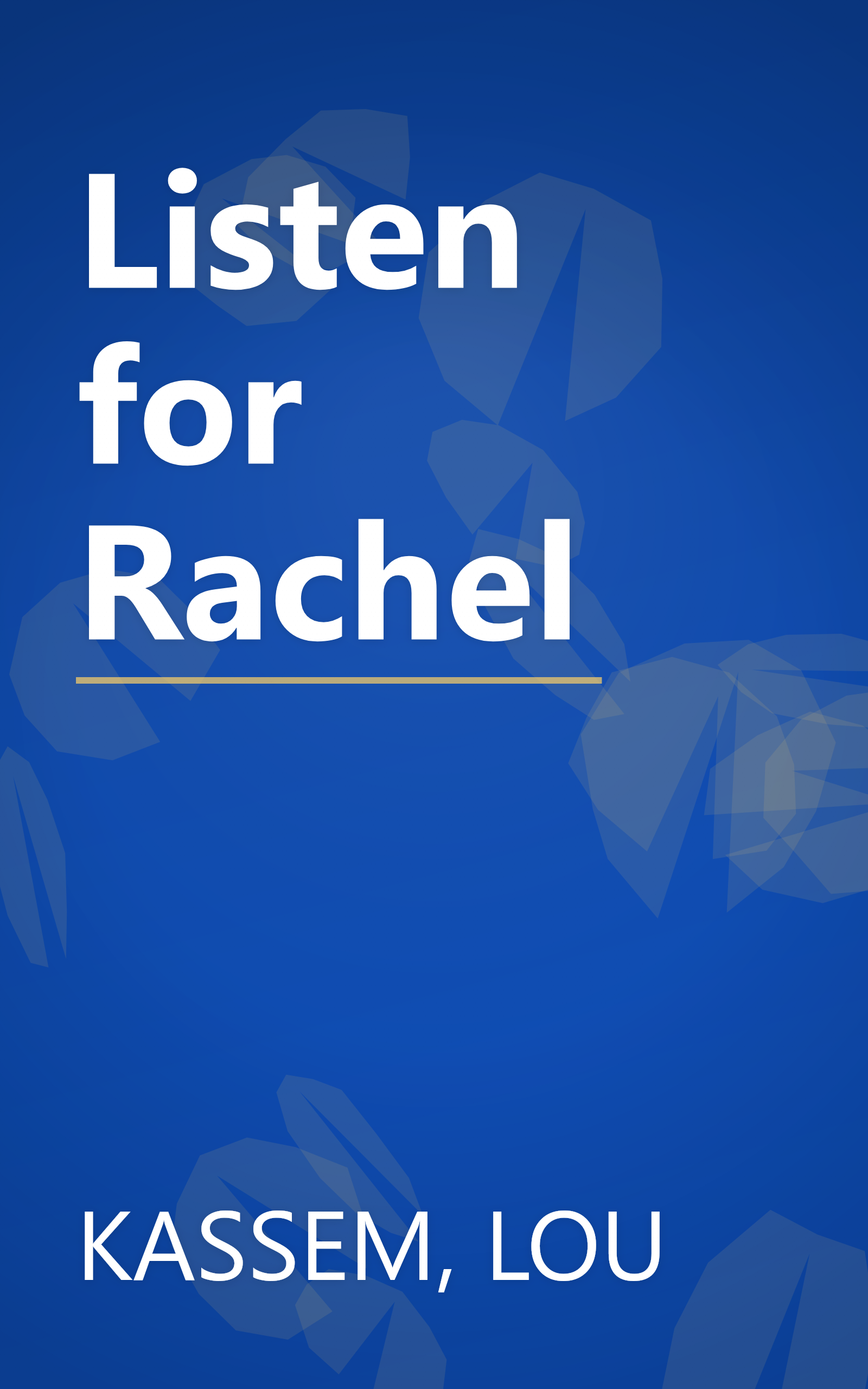 Listen for Rachel book cover