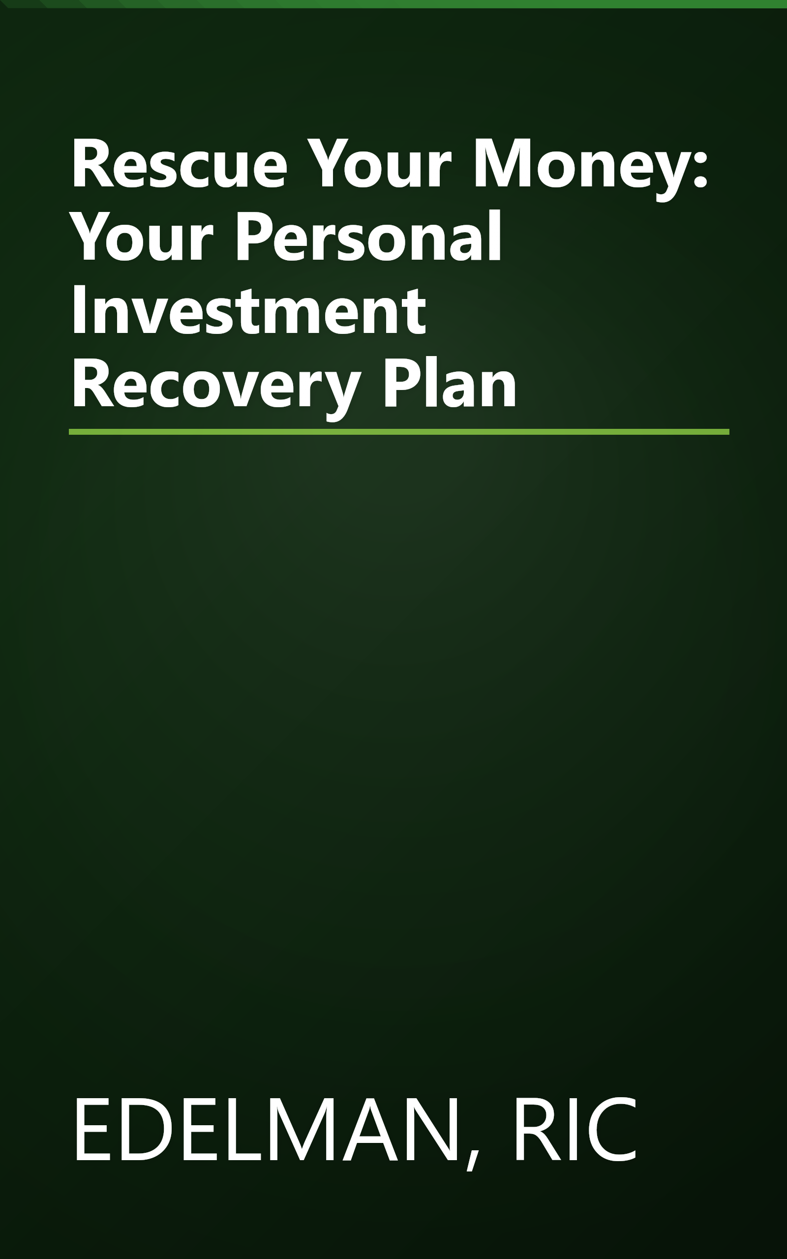 Rescue Your Money: Your Personal Investment Recovery Plan book cover