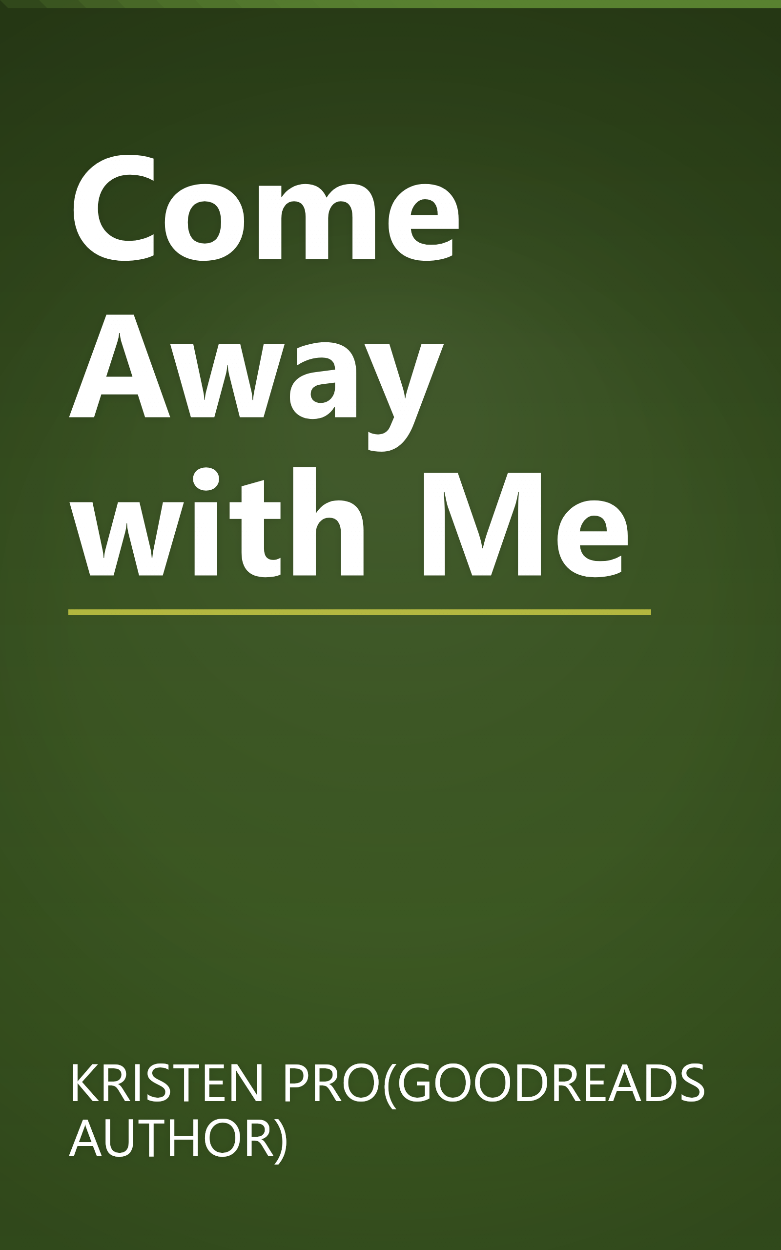 Come Away with Me book cover