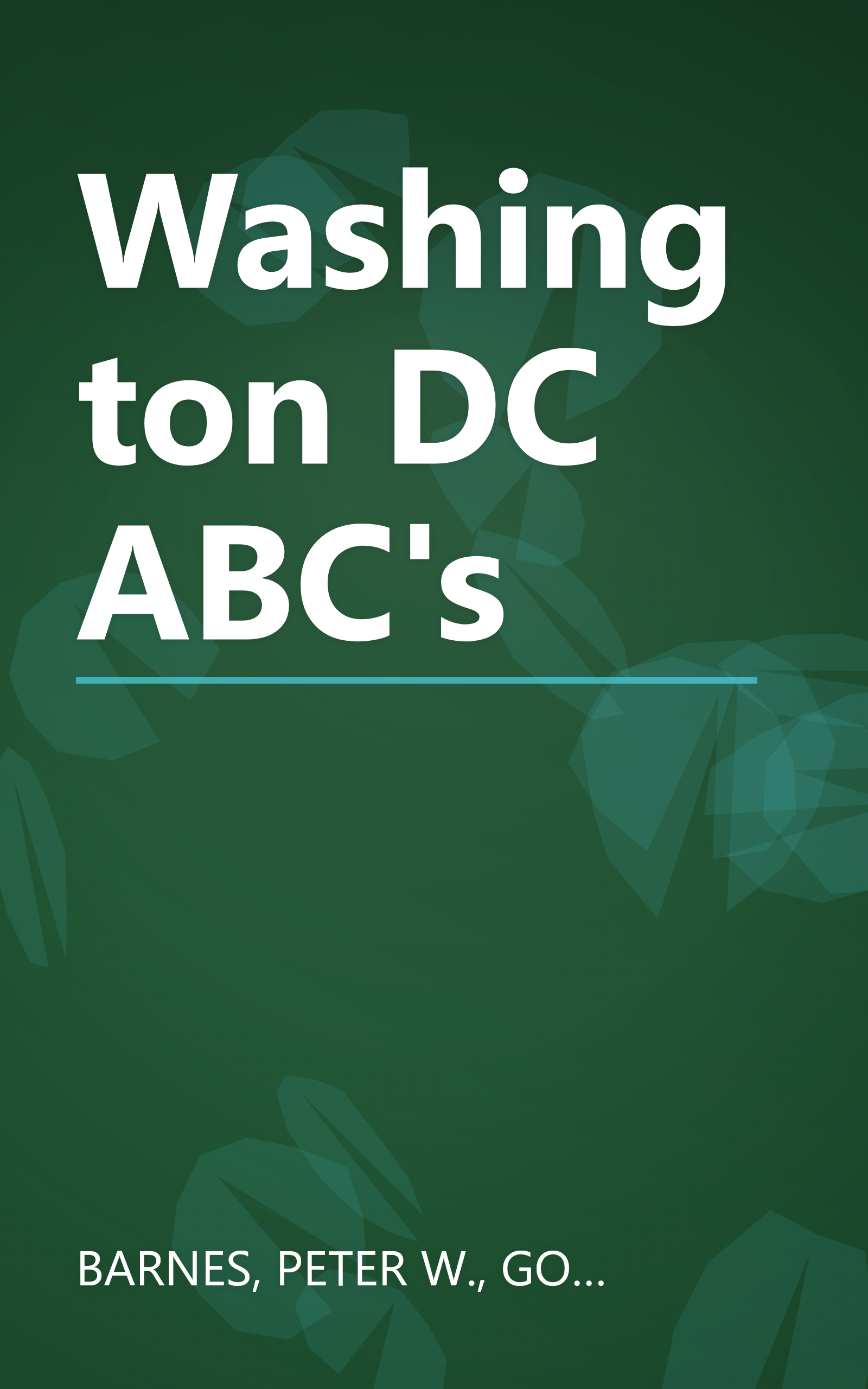 Washington DC ABC's book cover