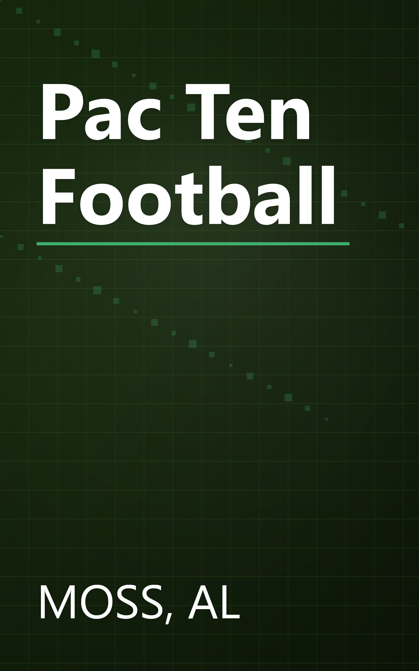 Pac Ten Football book cover