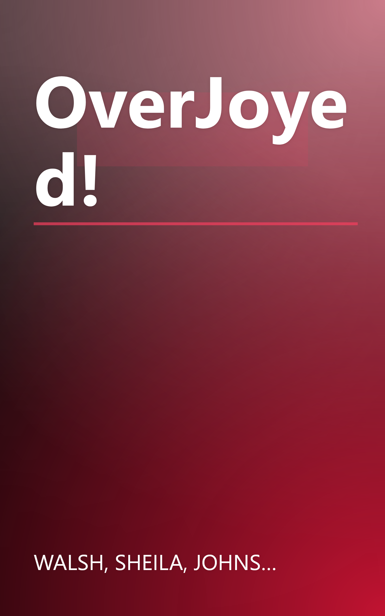 OverJoyed! book cover