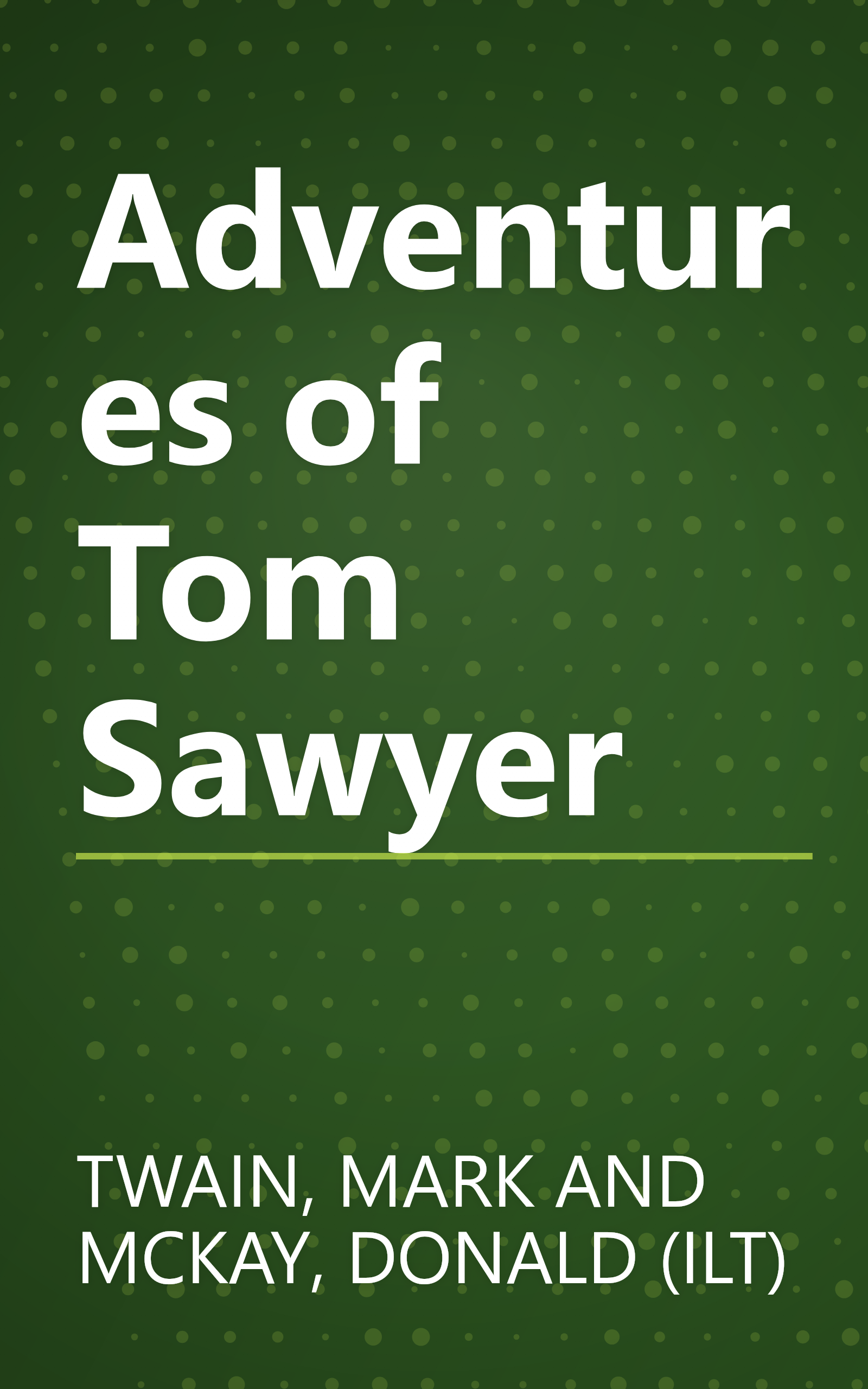 Adventures of Tom Sawyer book cover
