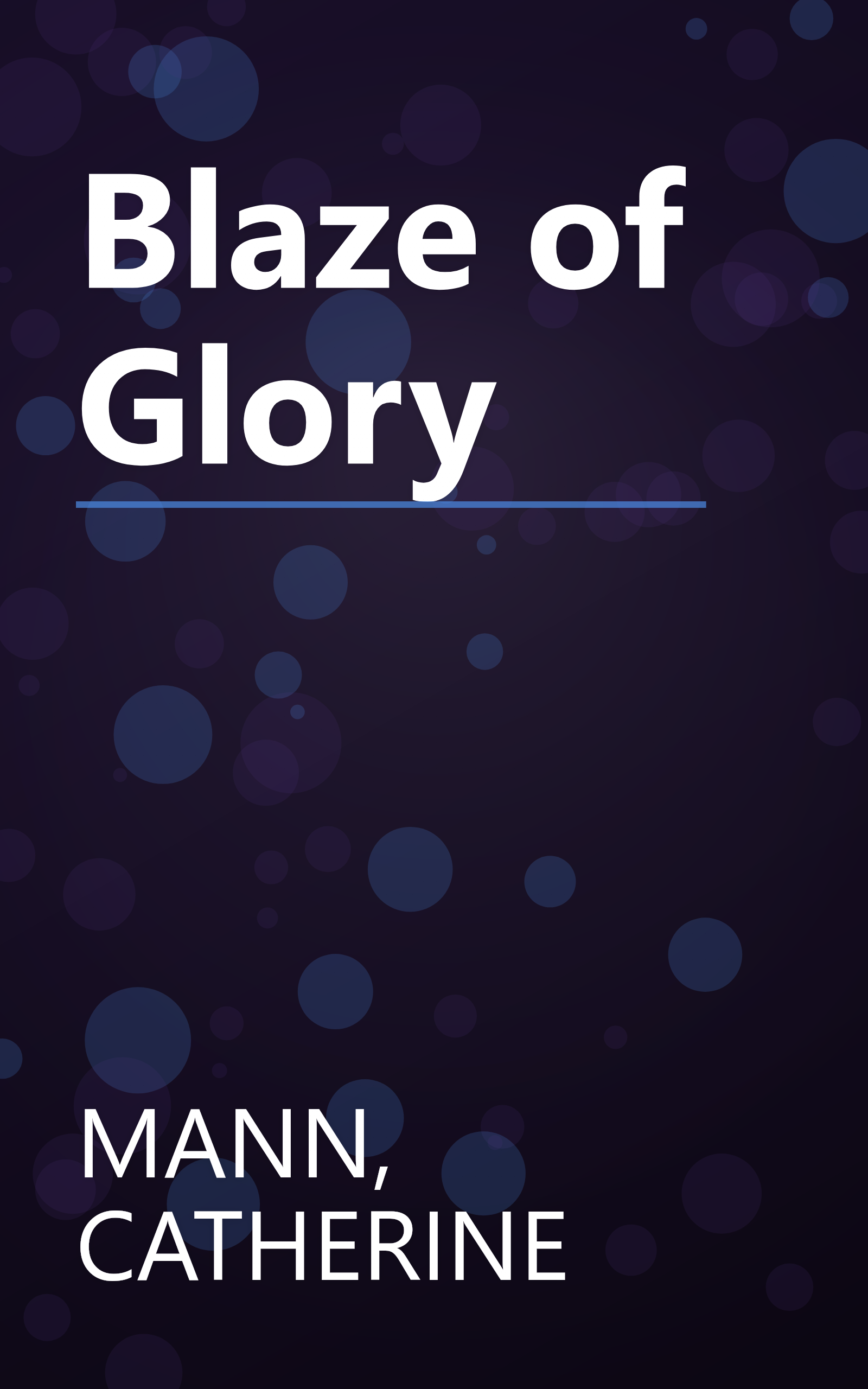 Blaze of Glory book cover