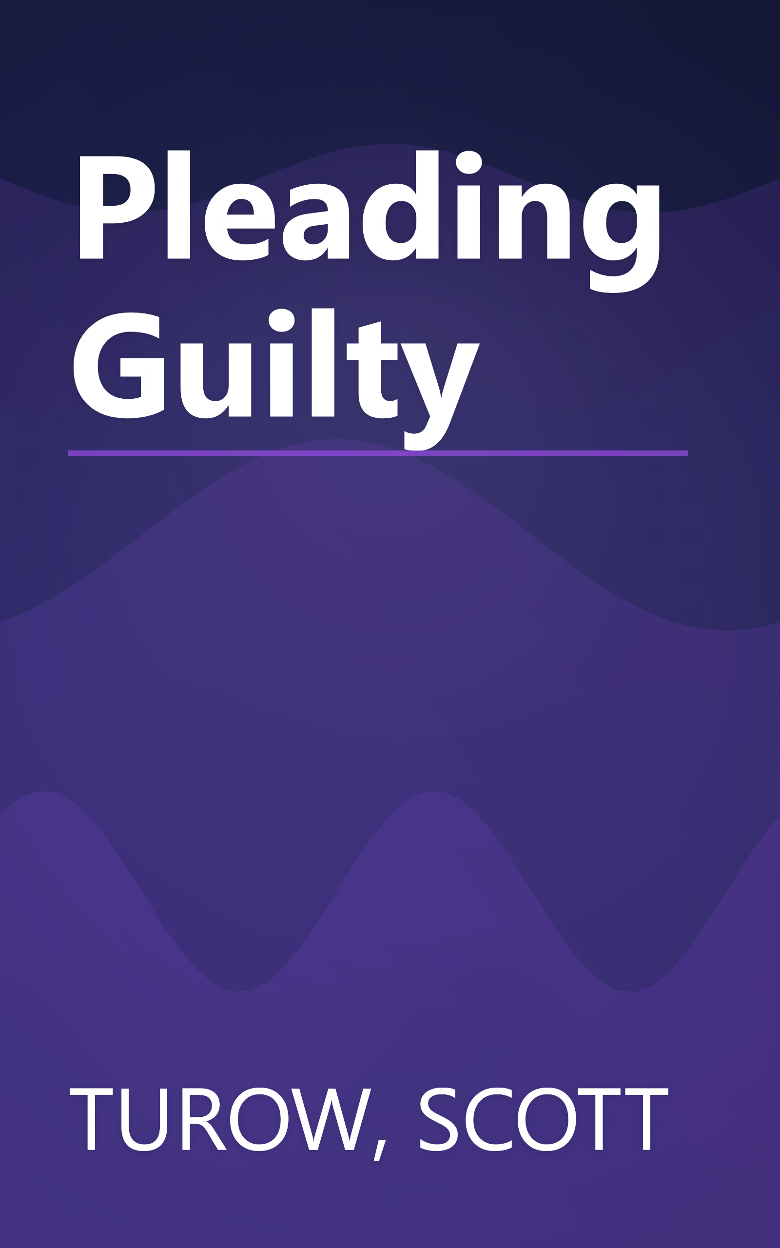 Pleading Guilty book cover