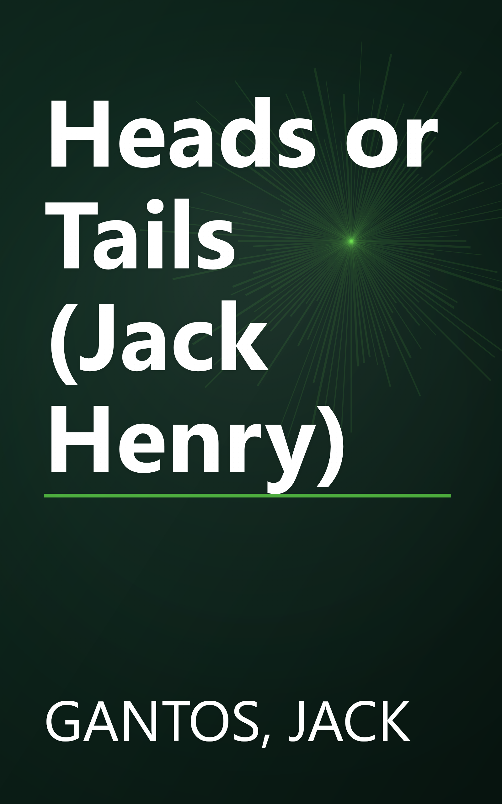 Heads or Tails (Jack Henry) book cover