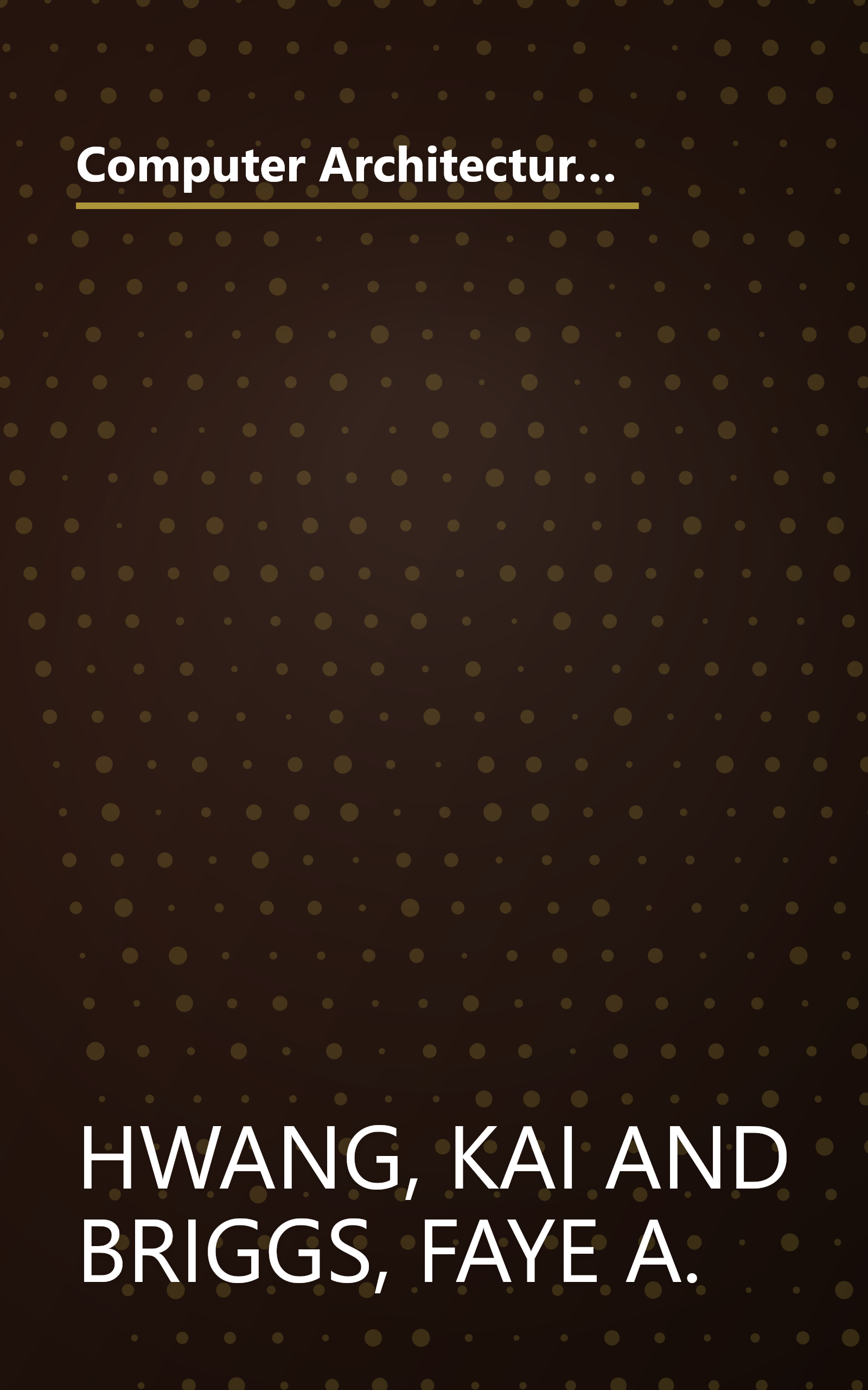 Computer Architecture and Parallel Processing (McGraw-Hill series in computer organization and architecture) book cover