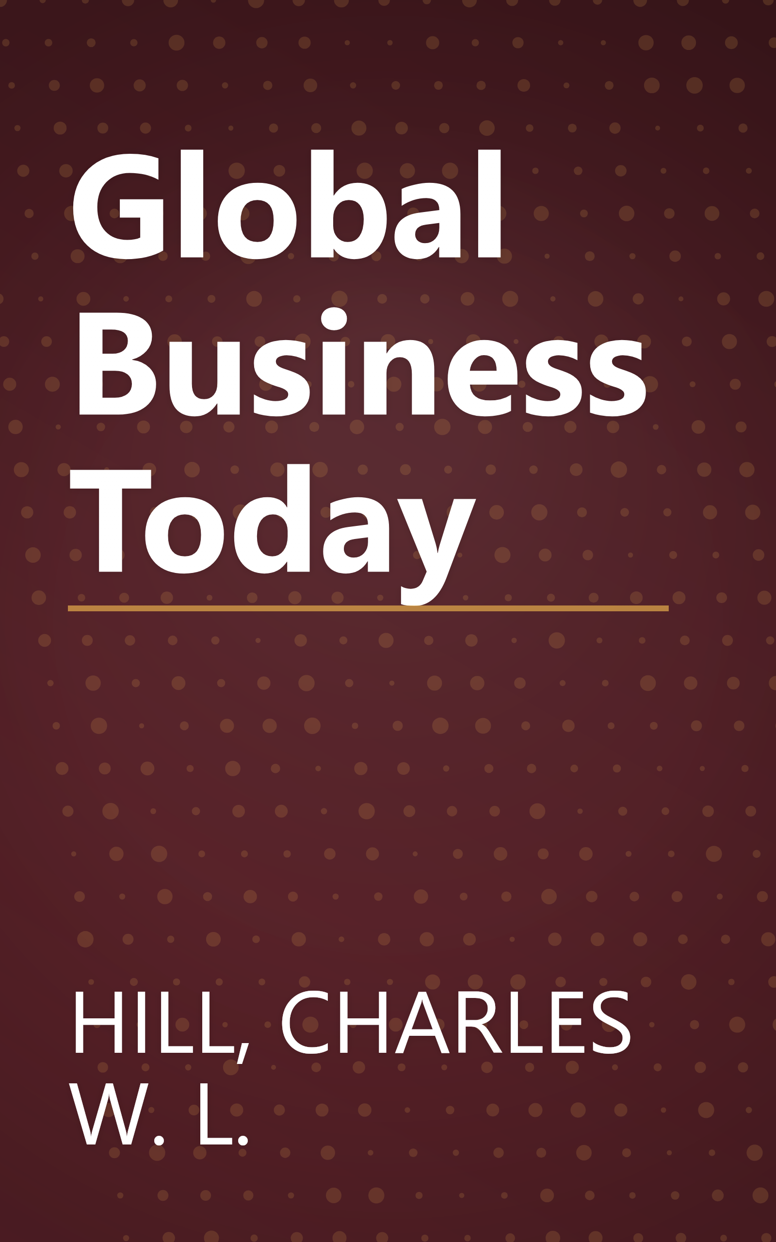 Global Business Today book cover