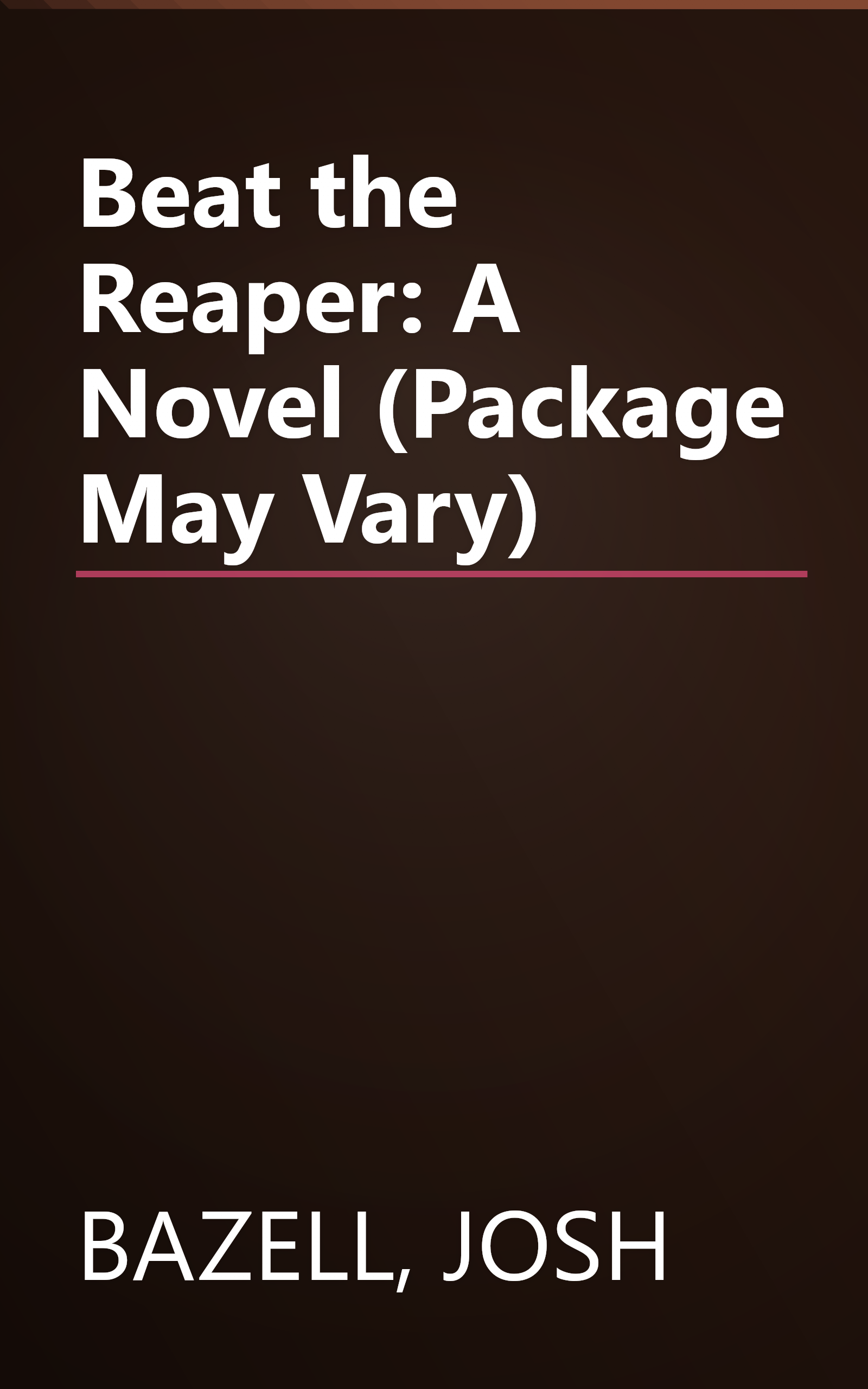 Beat the Reaper: A Novel (Package May Vary) book cover