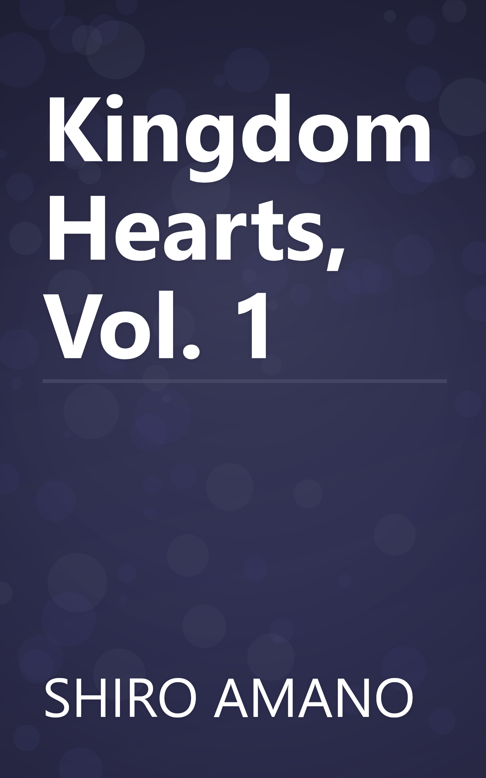 Kingdom Hearts, Vol. 1 book cover