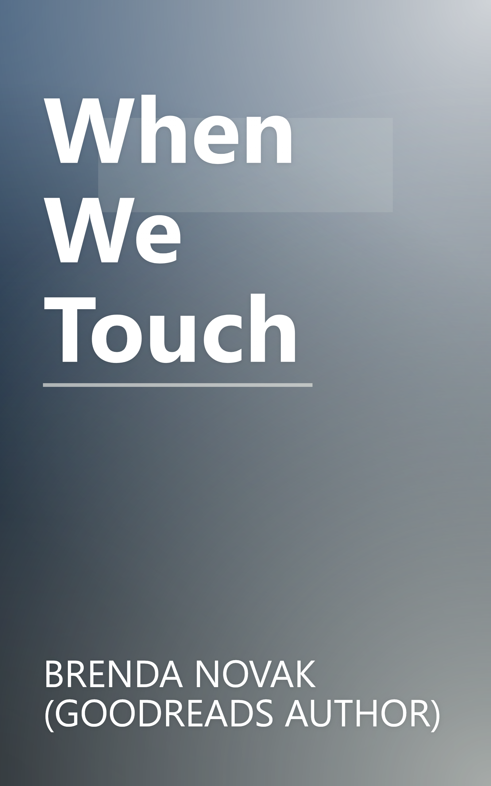 When We Touch book cover