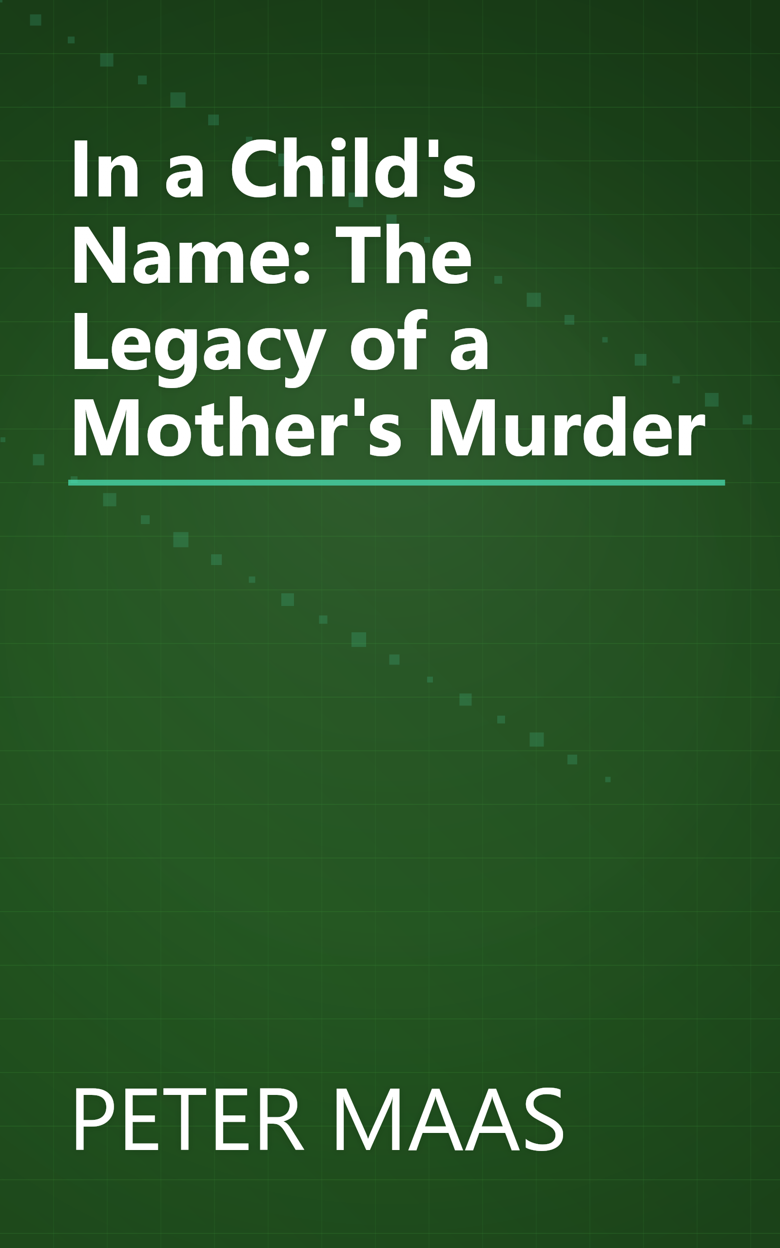 In a Child's Name: The Legacy of a Mother's Murder book cover