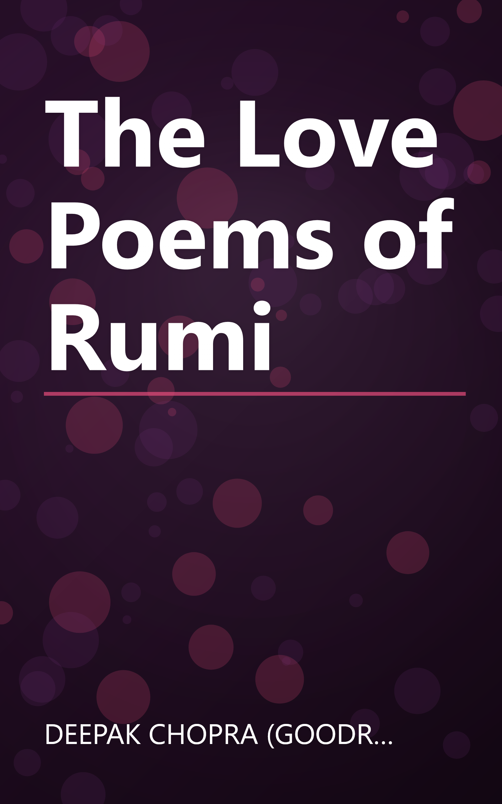 The Love Poems of Rumi book cover