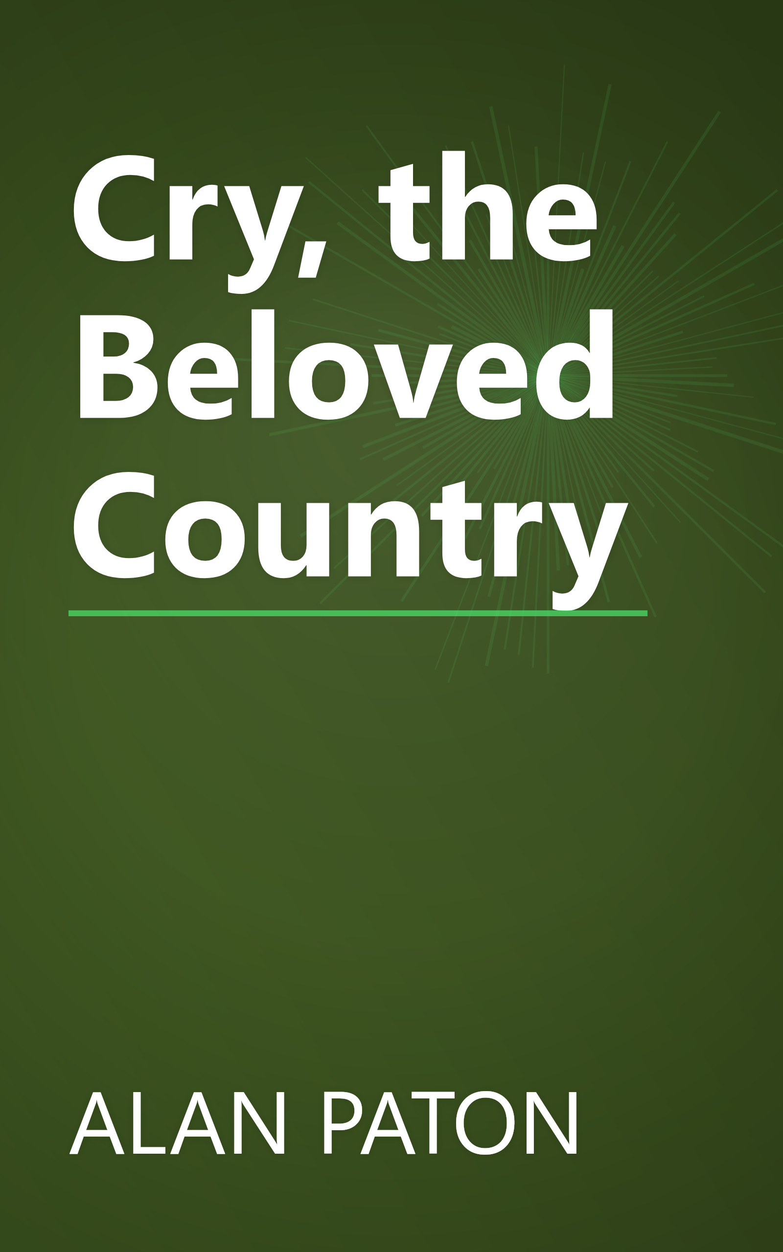 Cry, the Beloved Country book cover