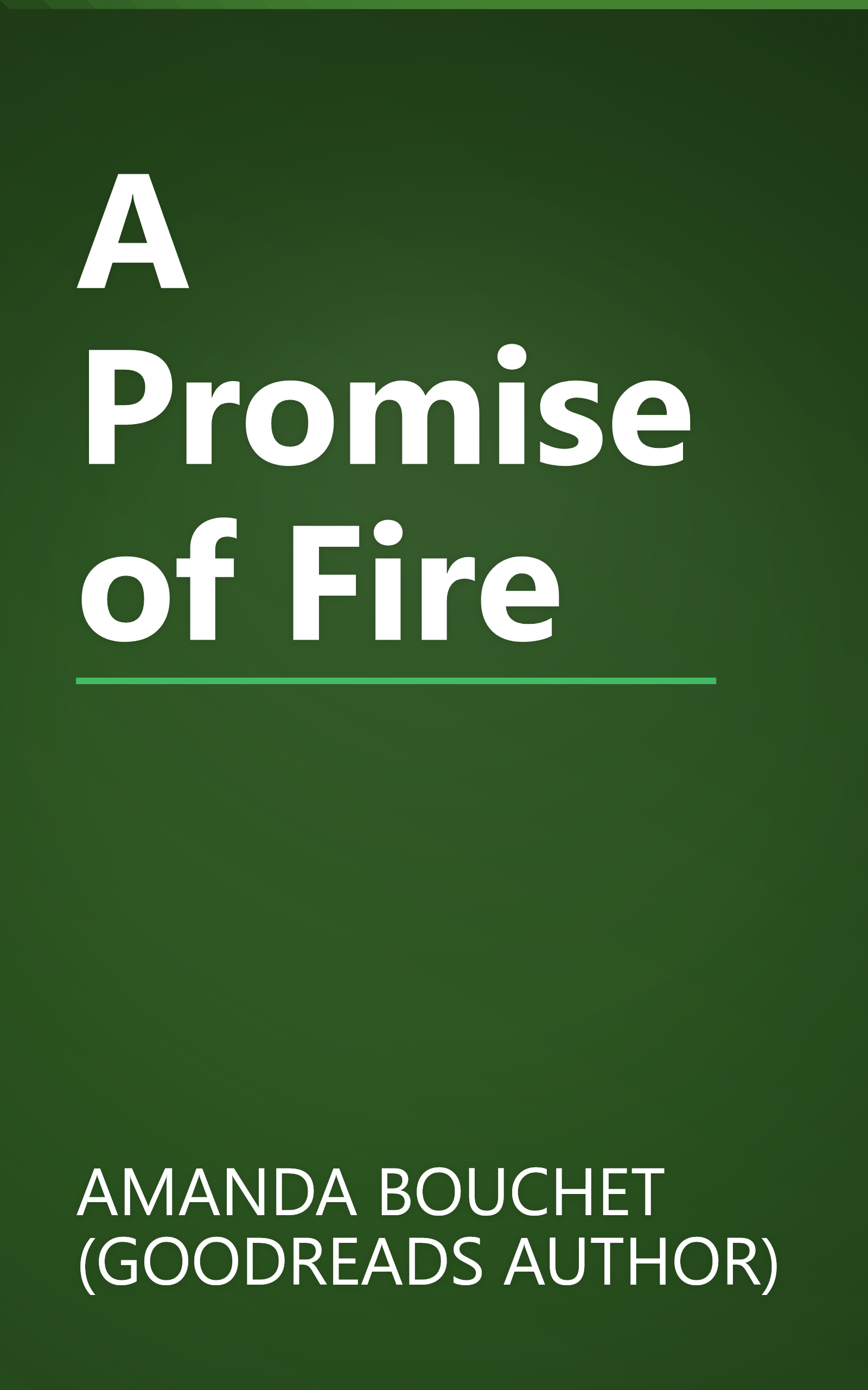 A Promise of Fire book cover