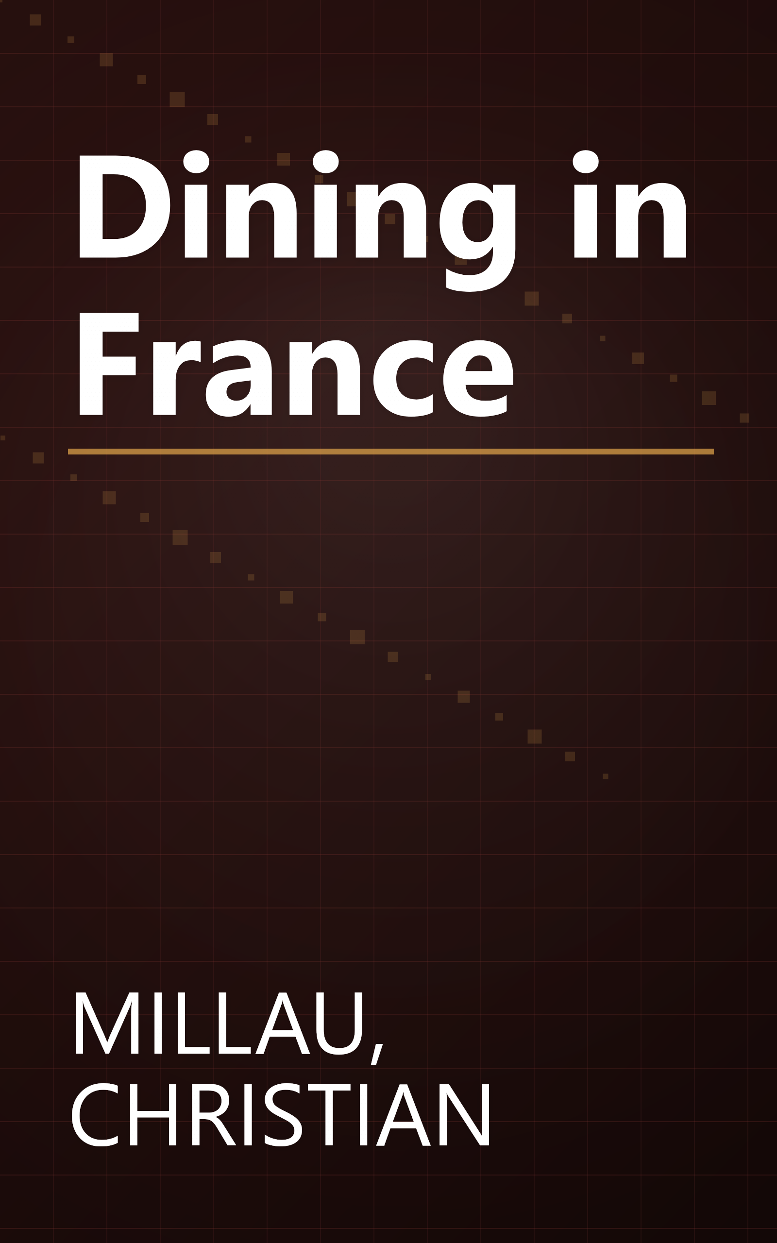 Dining in France book cover