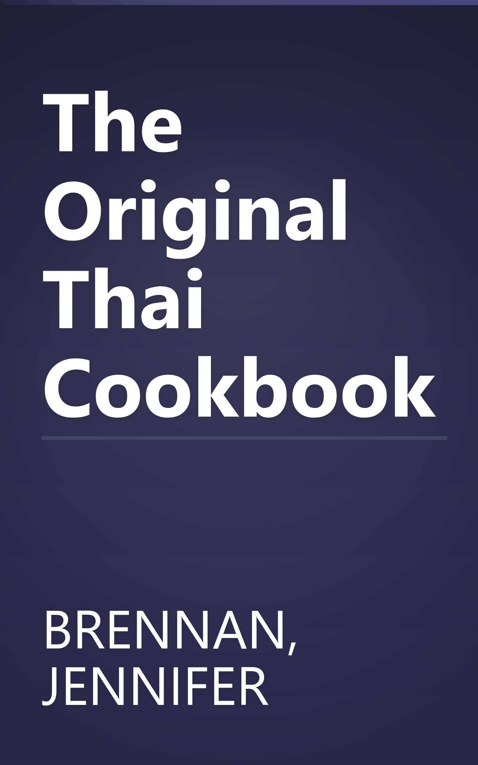The Original Thai Cookbook book cover
