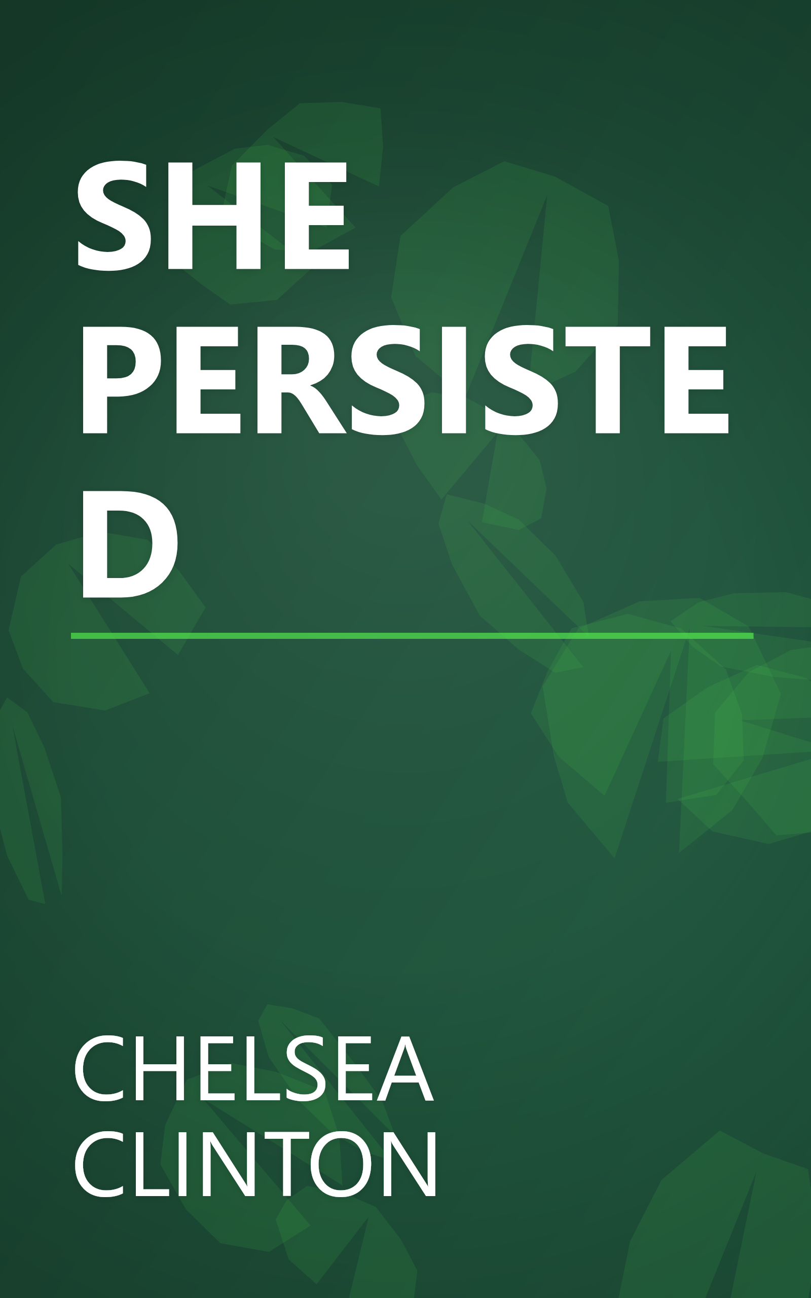 SHE PERSISTED book cover