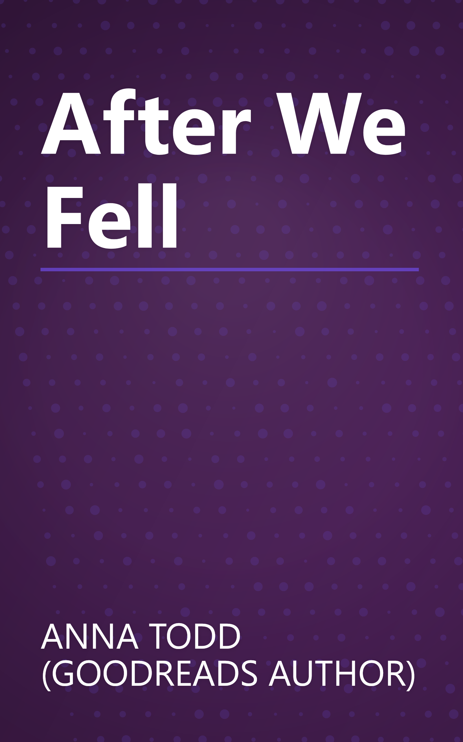 After We Fell book cover