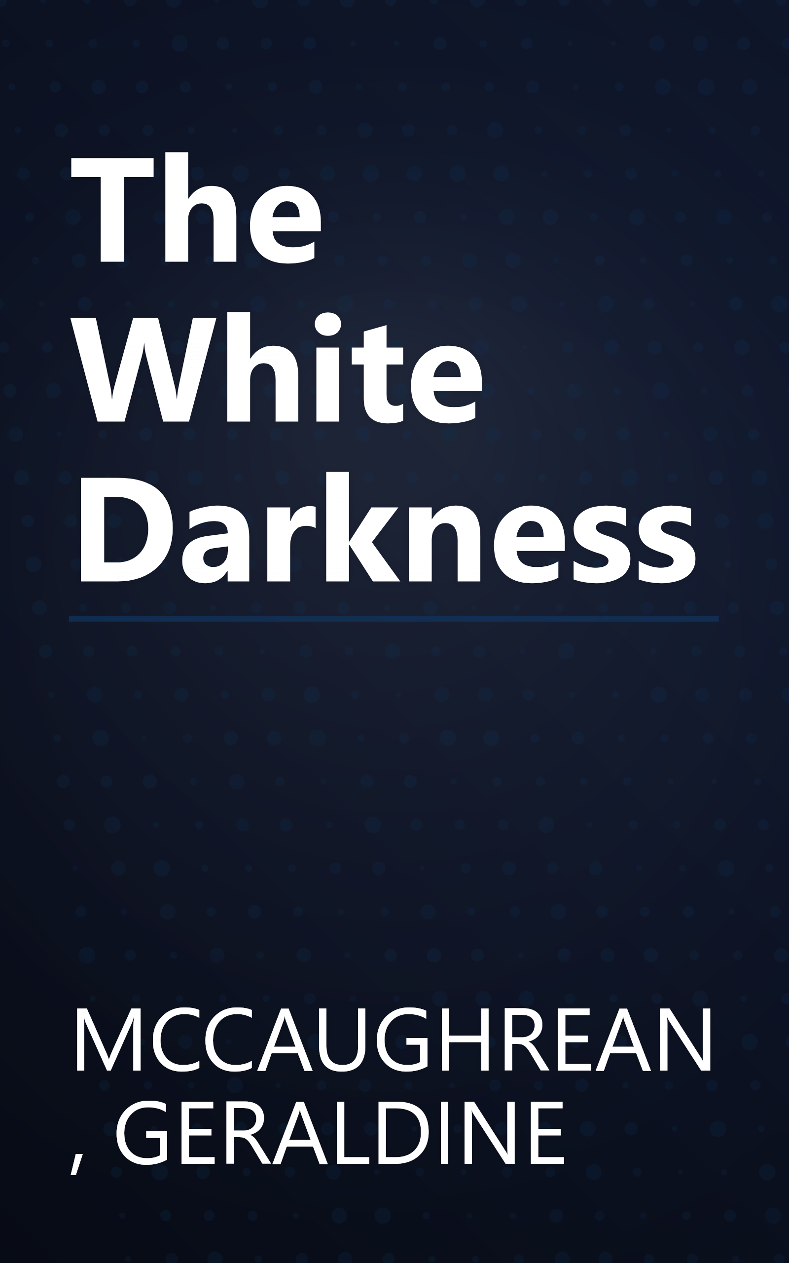 The White Darkness book cover