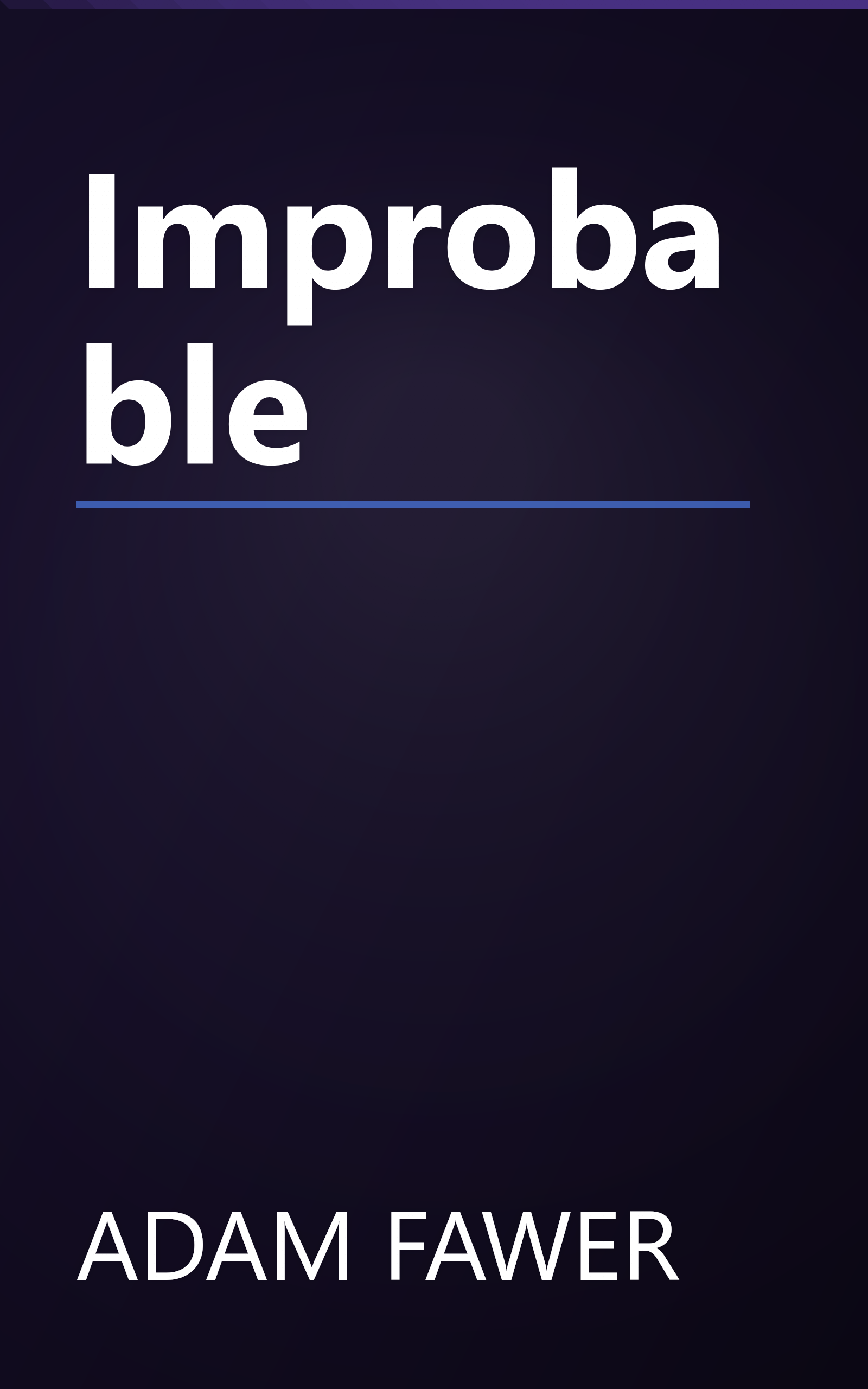 Improbable book cover