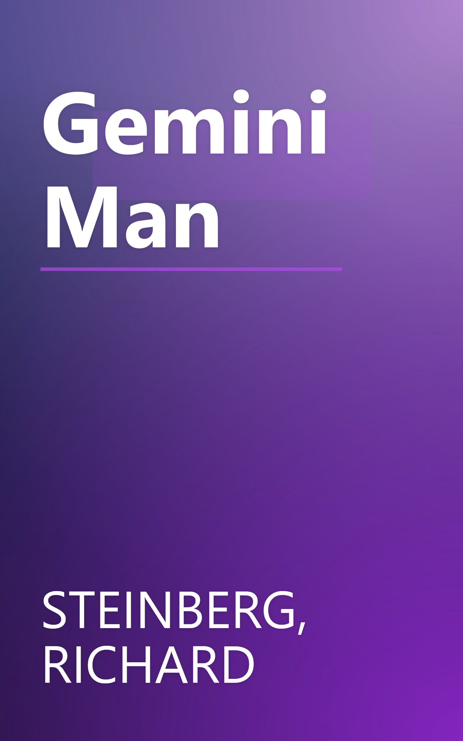 Gemini Man book cover
