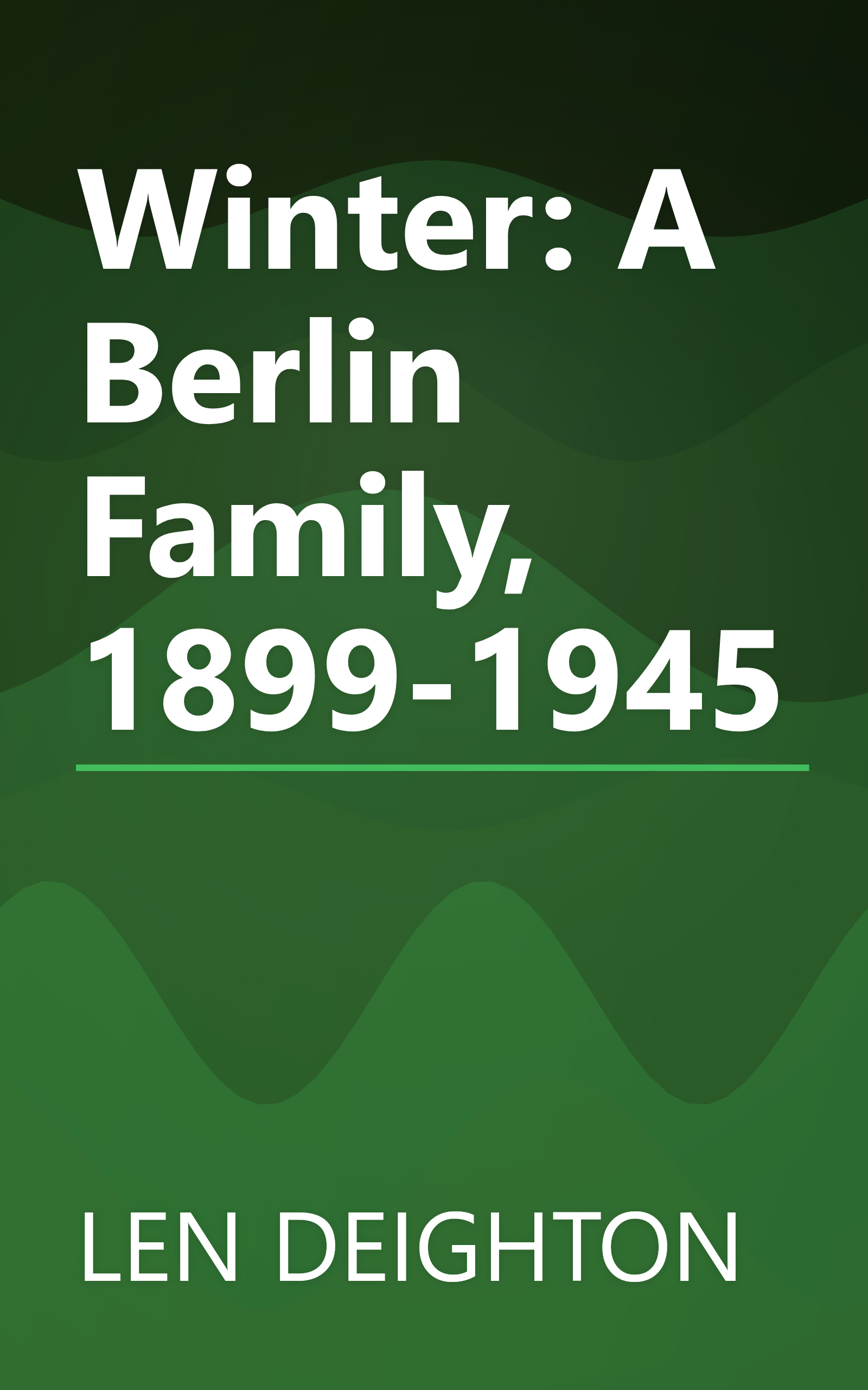 Winter: A Berlin Family, 1899-1945 book cover