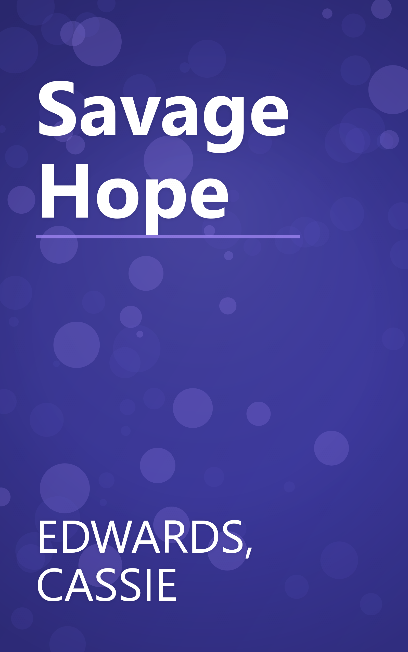 Savage Hope book cover
