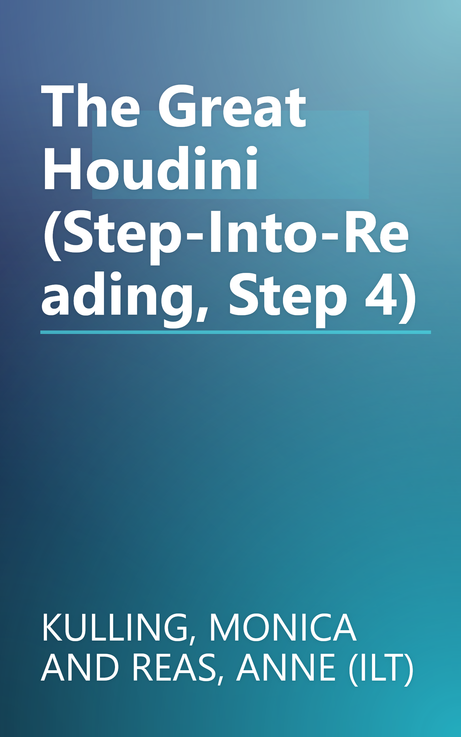 The Great Houdini (Step-Into-Reading, Step 4) book cover