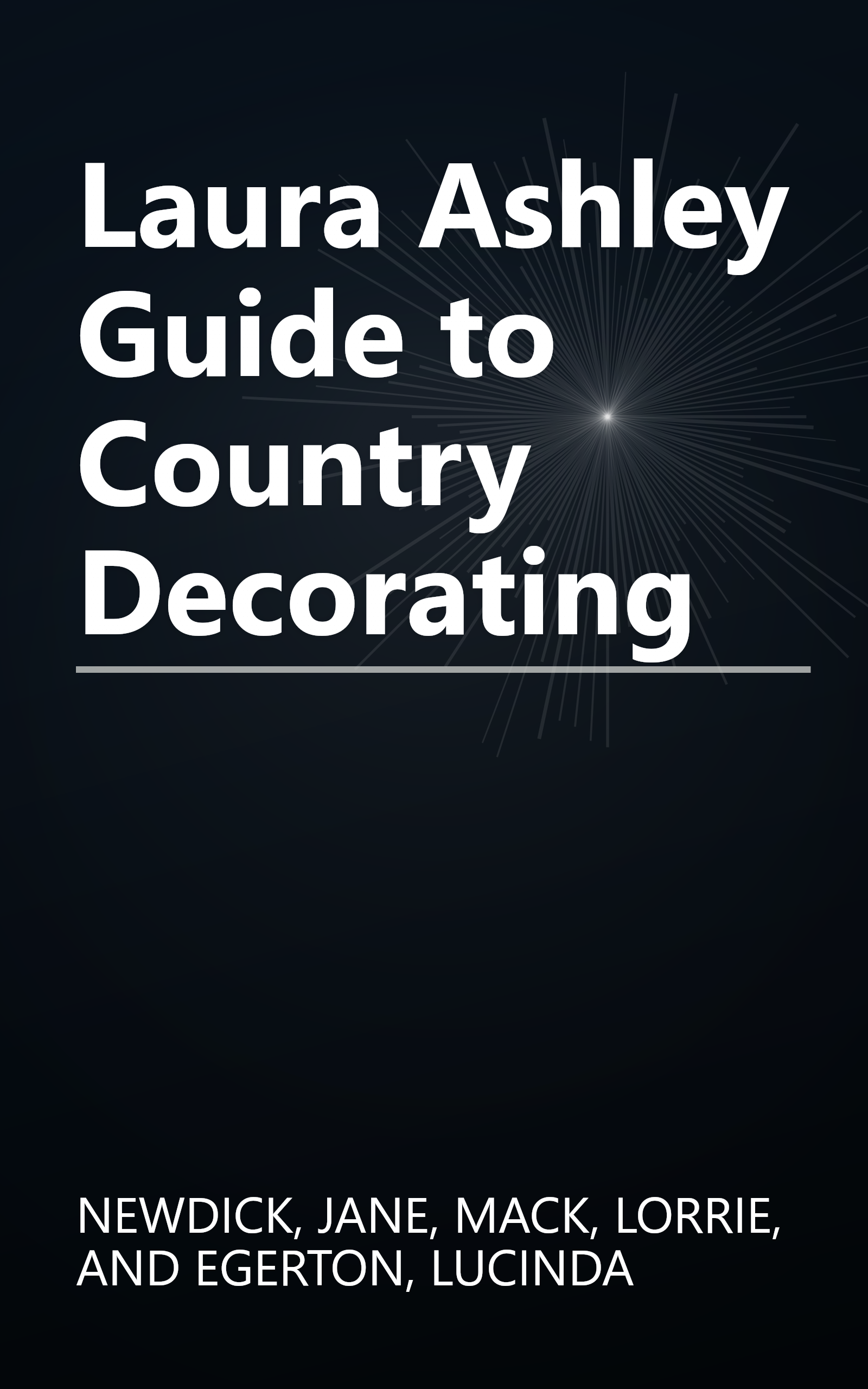 Laura Ashley Guide to Country Decorating book cover