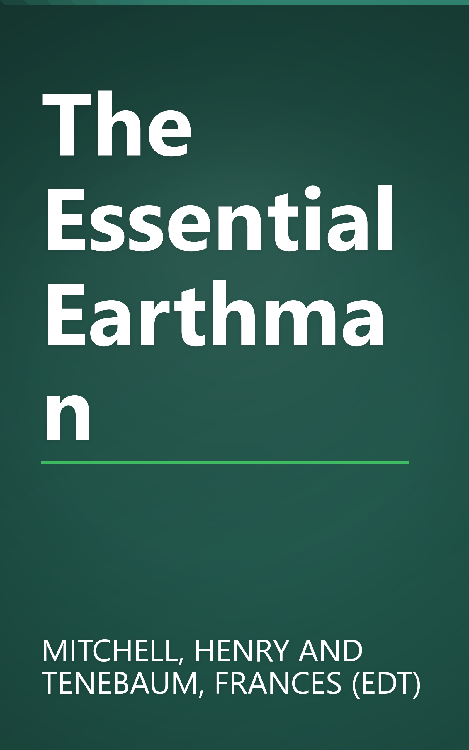 The Essential Earthman book cover