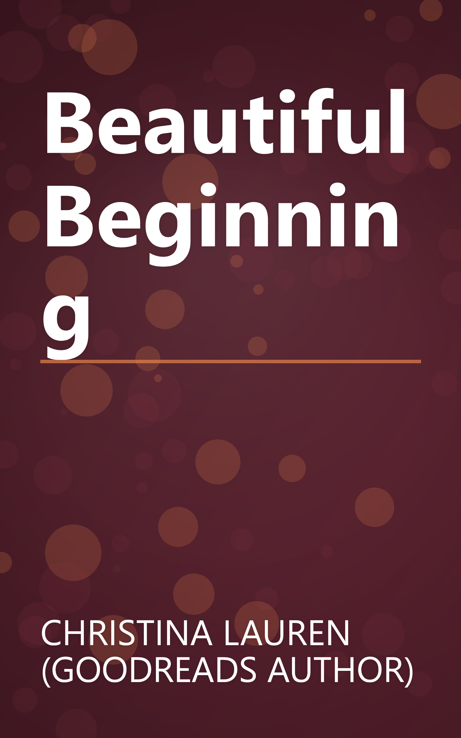 Beautiful Beginning book cover